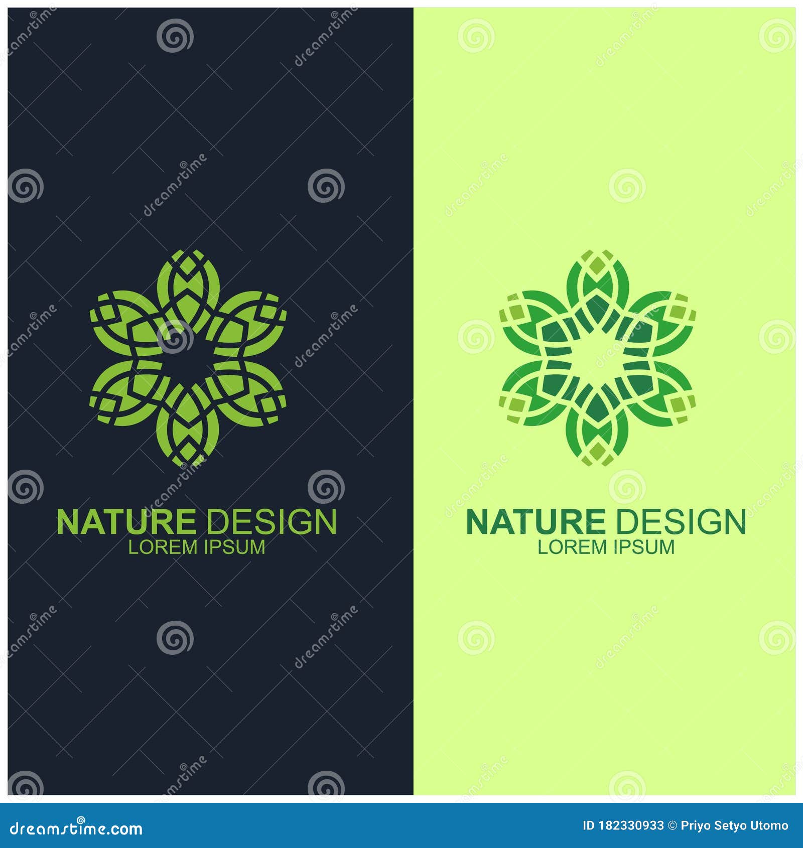 Leaf design logo Template stock vector. Illustration of agriculture ...