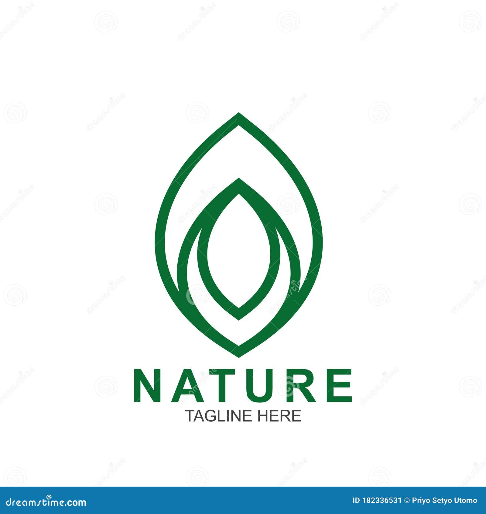 Leaf design logo Template stock vector. Illustration of cosmetics ...