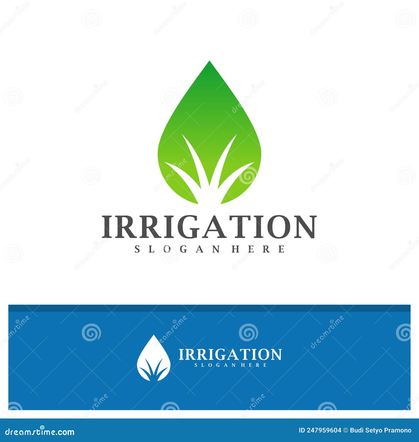 Leaf Drop Logo Design Vector, Creative Nature Grass Logo Concepts ...