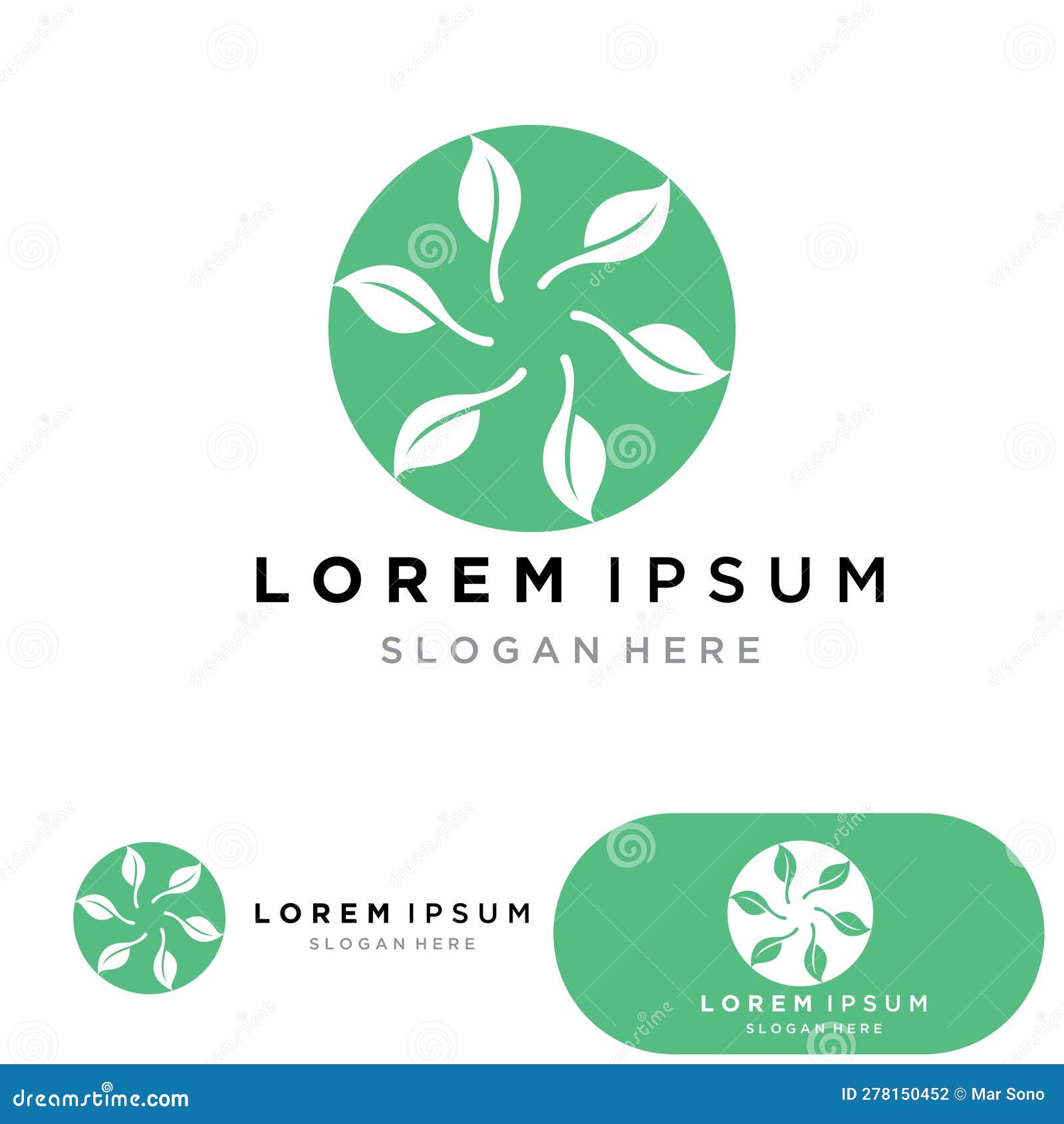 Leaf Ecology Nature Element Vector Icons Stock Vector - Illustration of ...