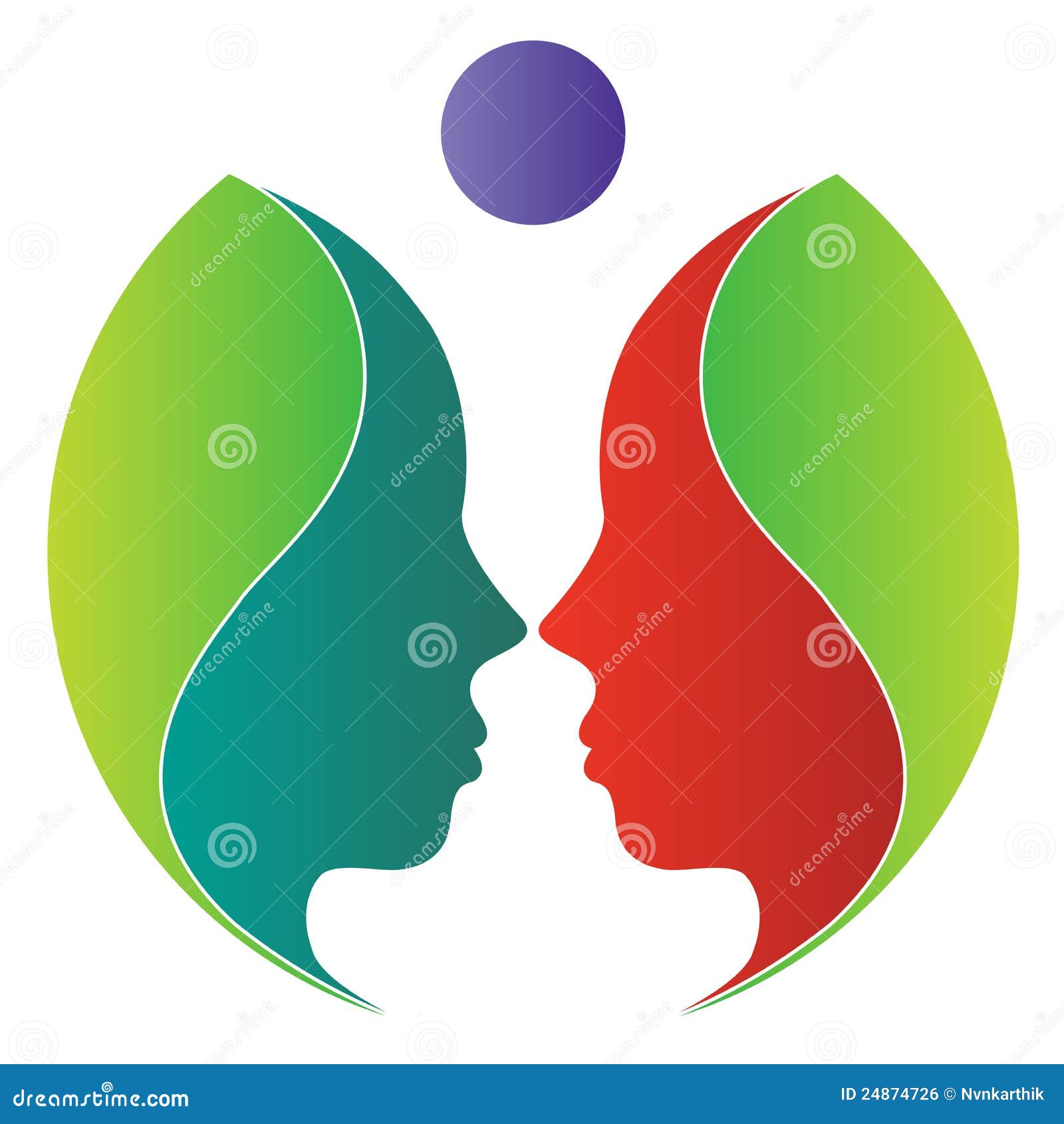 Face Logo Vector Illustration | CartoonDealer.com #22502922