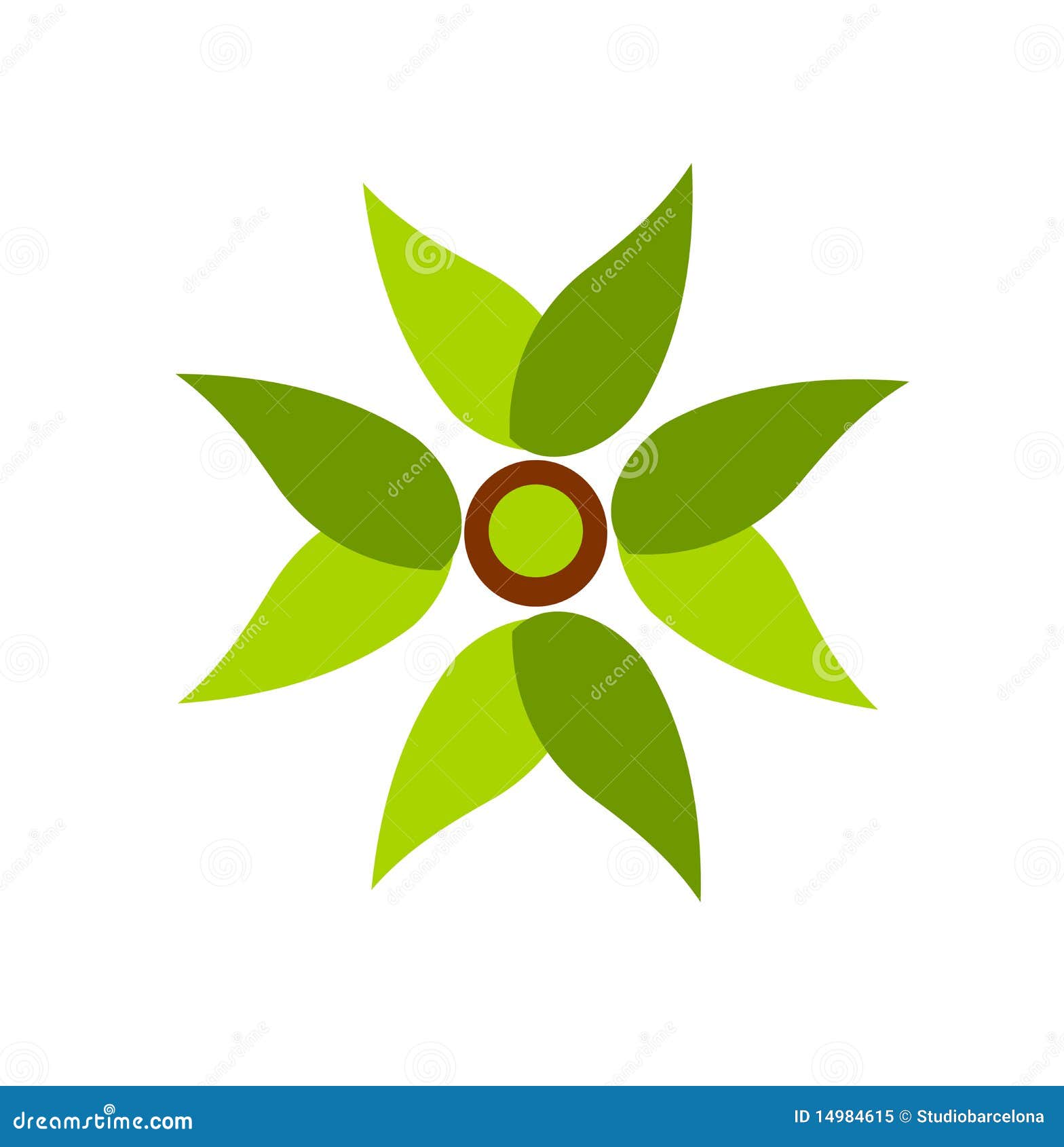 Leaf fan stock vector. Illustration of green, parts, organic - 14984615