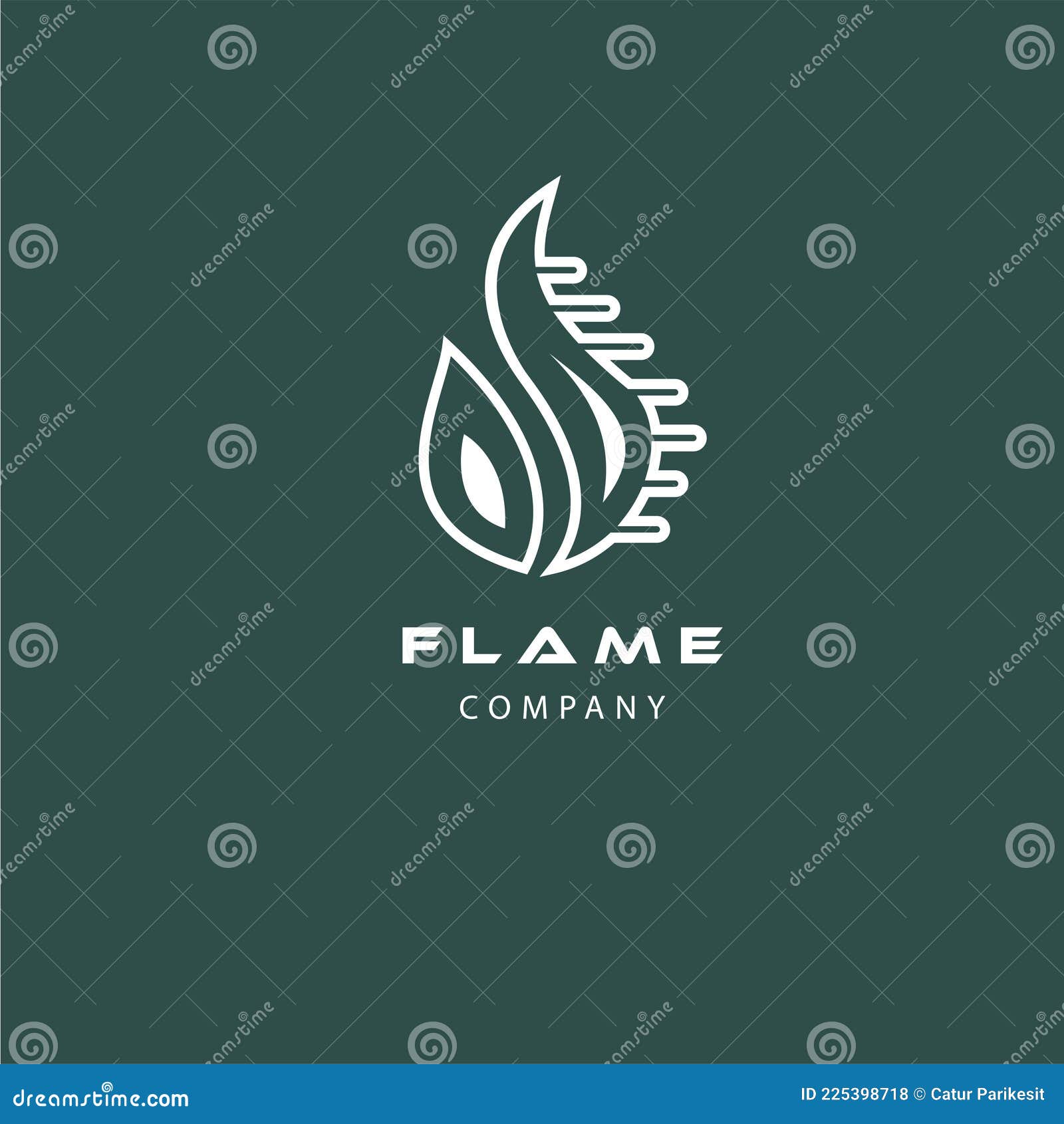 Leaf and Fire Logo Design Vector Illustration Stock Vector ...