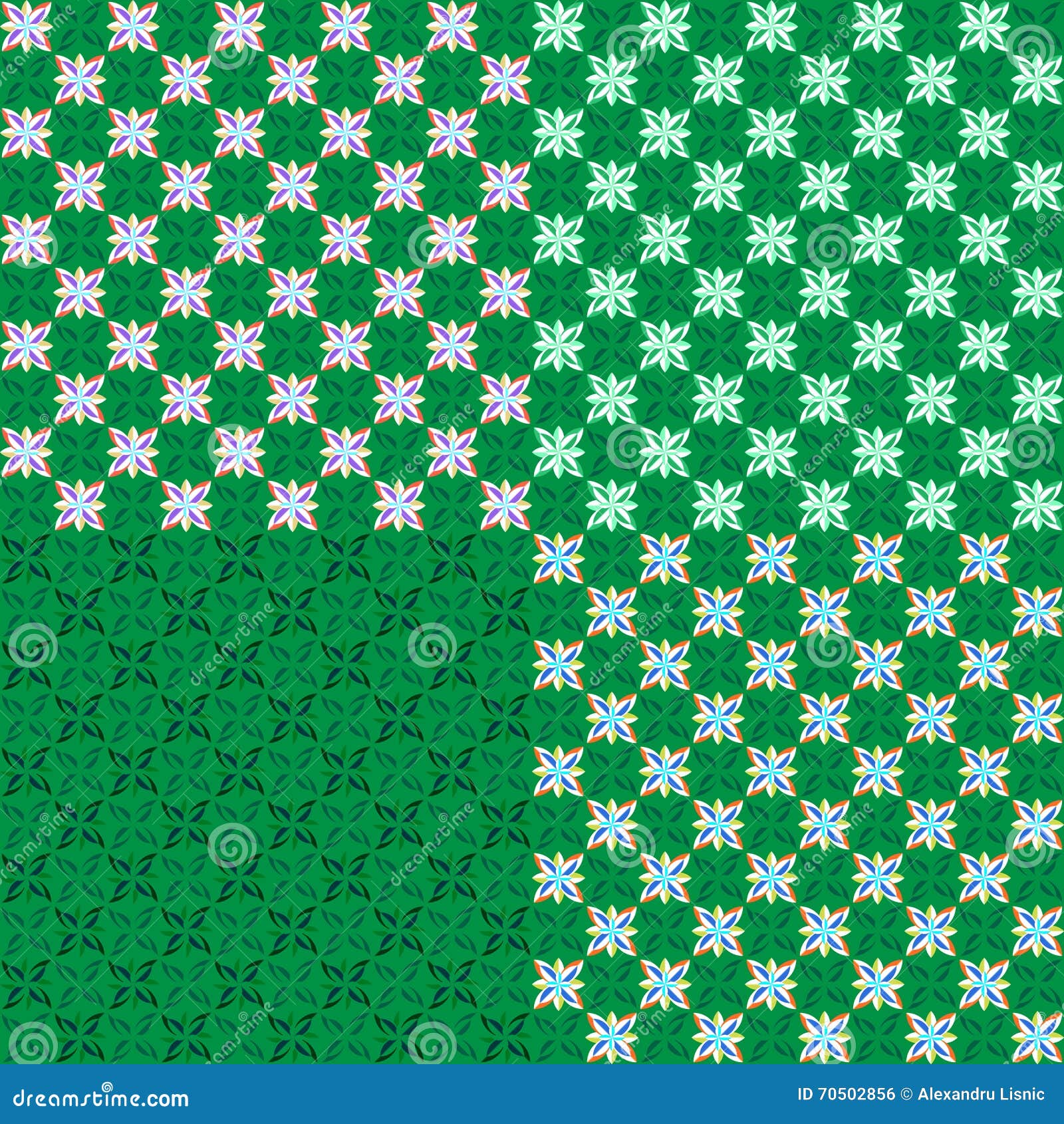 Leaf flower pattern stock vector. Illustration of pattern - 70502856