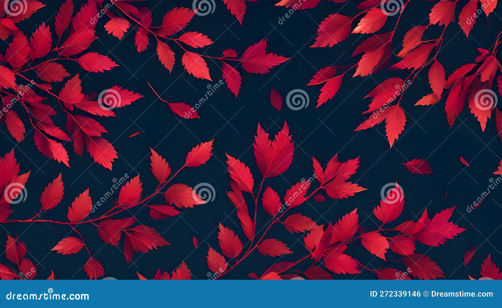 A Neon Colored Leaves Border with Ample Copy Space Crafted by ...