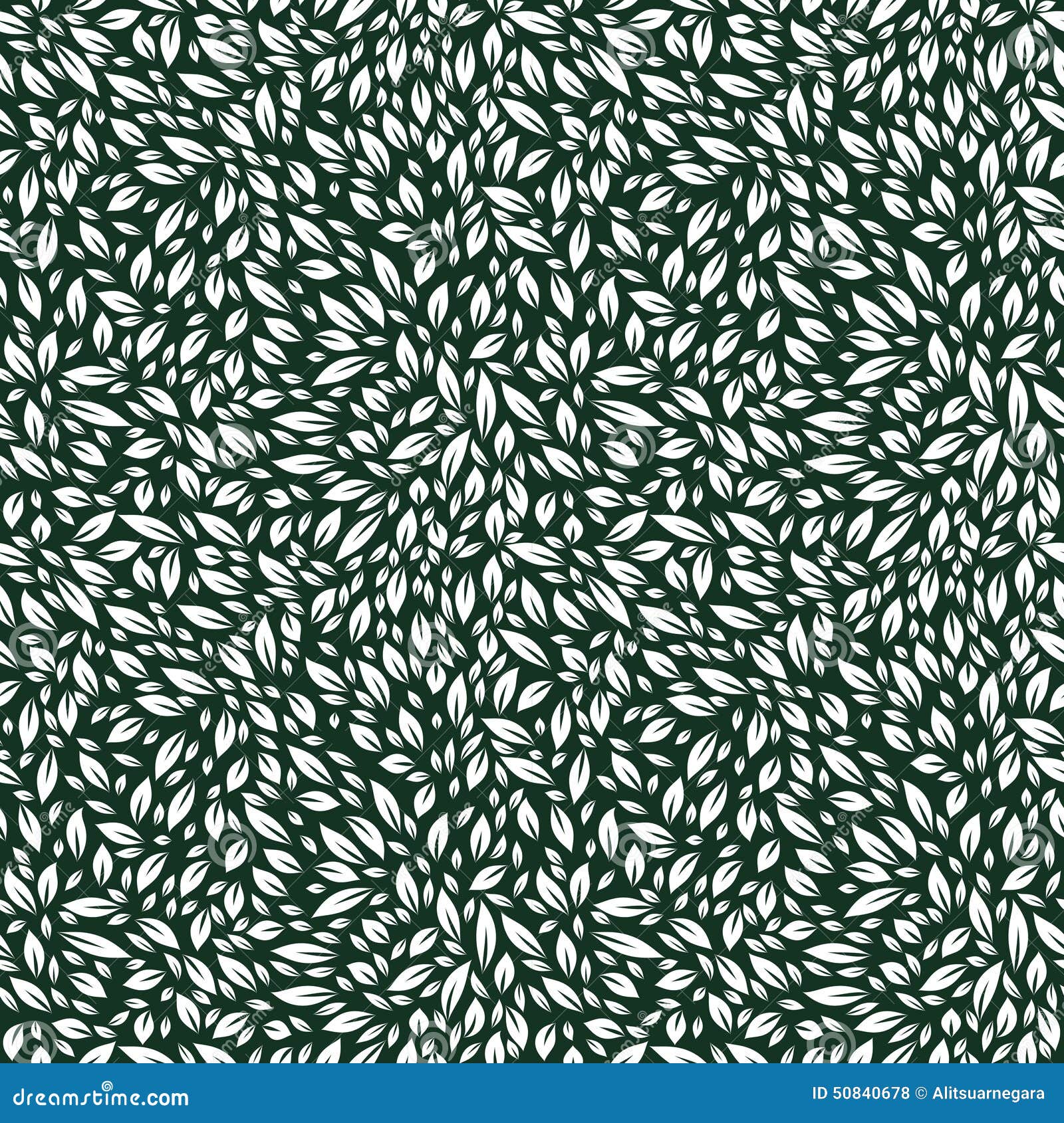 Leaf Forest Pattern stock vector. Illustration of luxury - 50840678