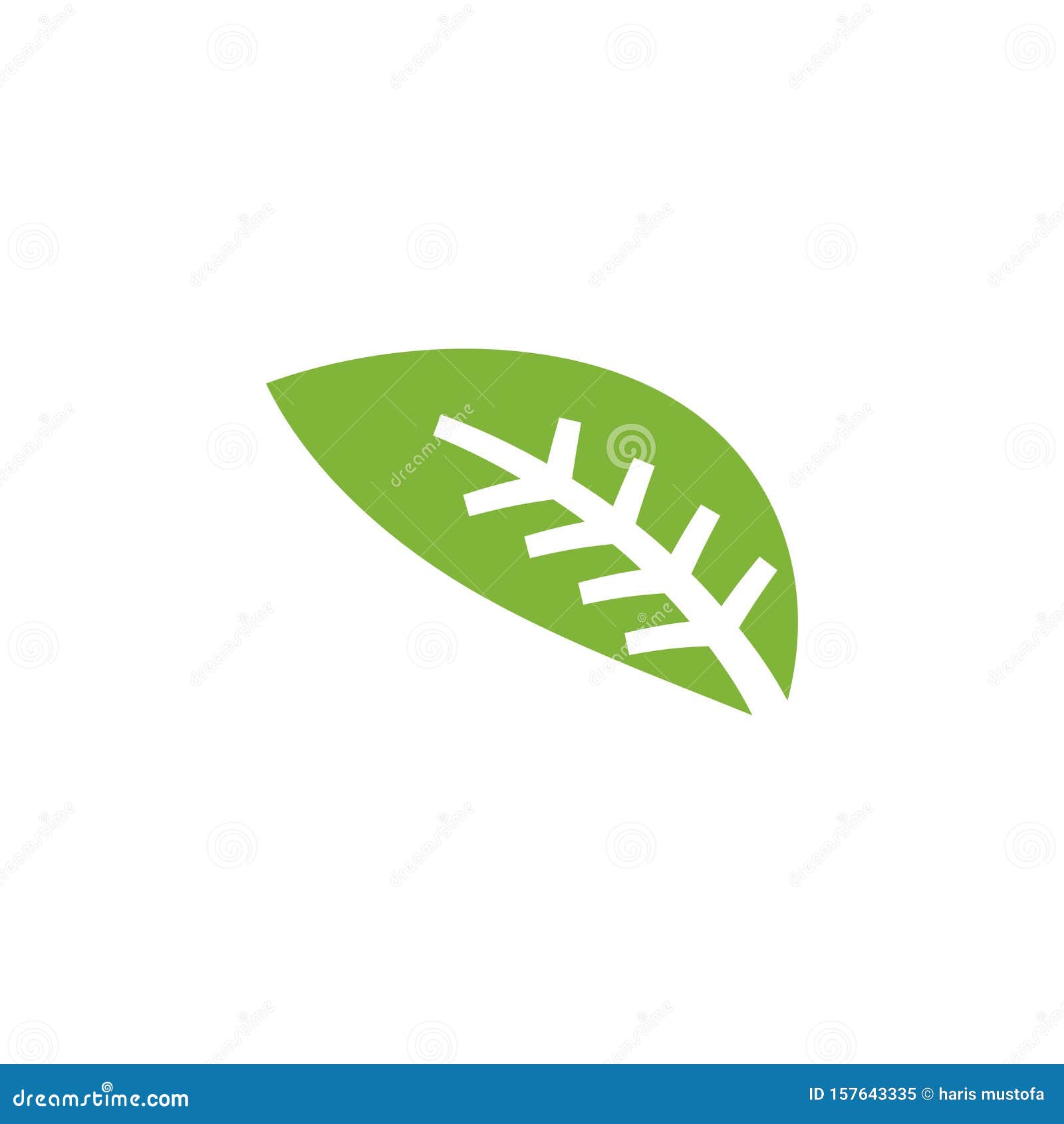 Leaf Graphic Design Template Vector Isolated Illustration Stock Vector ...