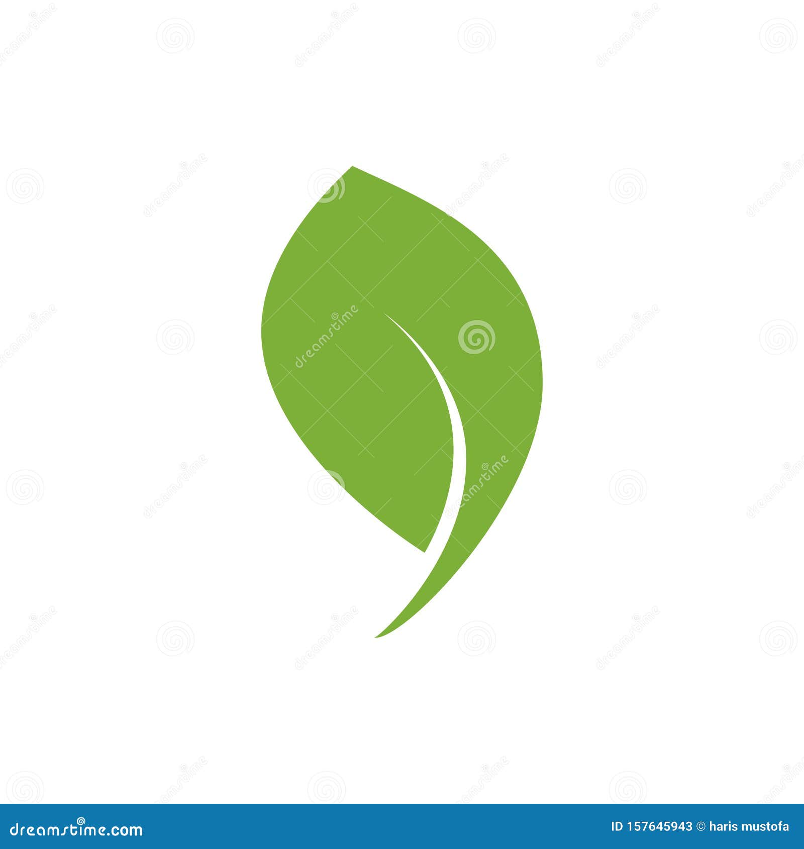 Leaf Graphic Design Template Vector Isolated Illustration Stock Vector ...