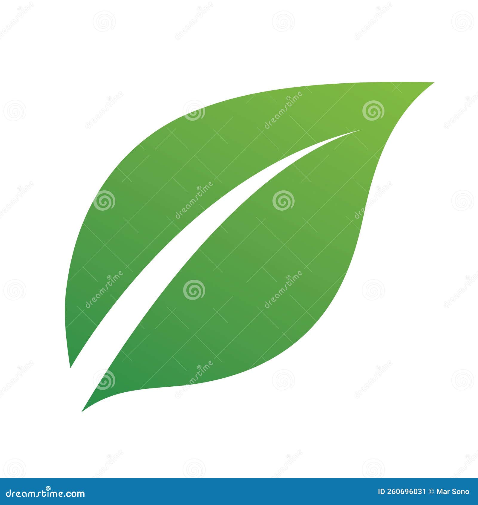 Leaf Green Logo and Symbol Vector Stock Illustration - Illustration of ...
