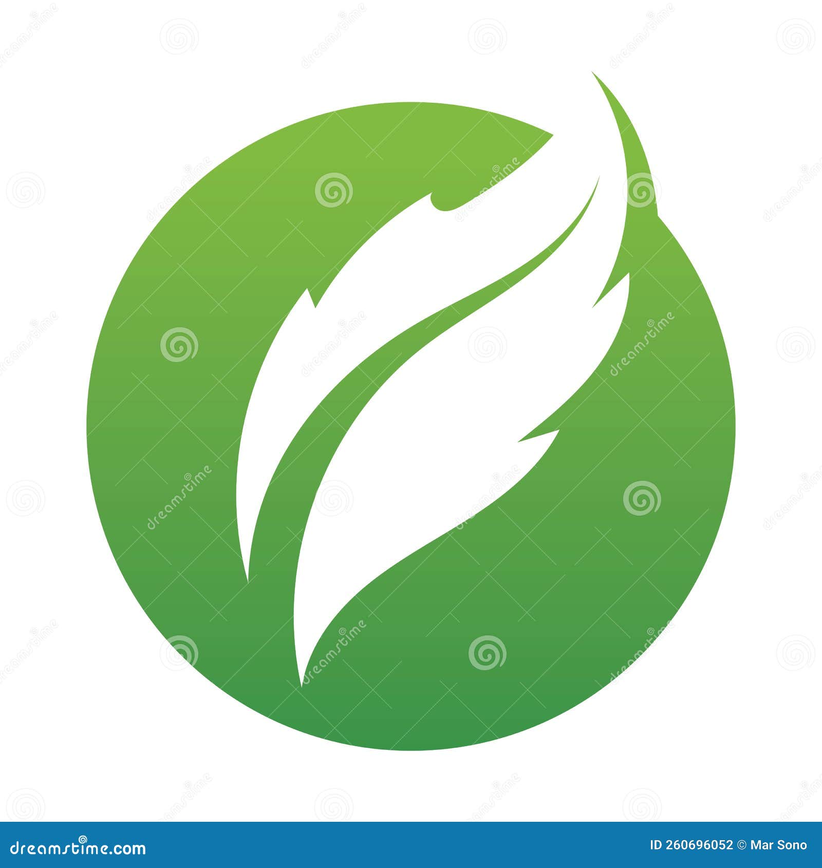 Leaf Green Logo and Symbol Vector Stock Illustration - Illustration of ...