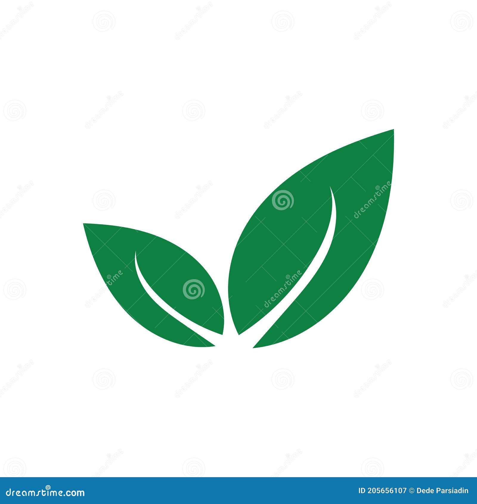 Leaf stock vector. Illustration of graphic, environment - 205656107