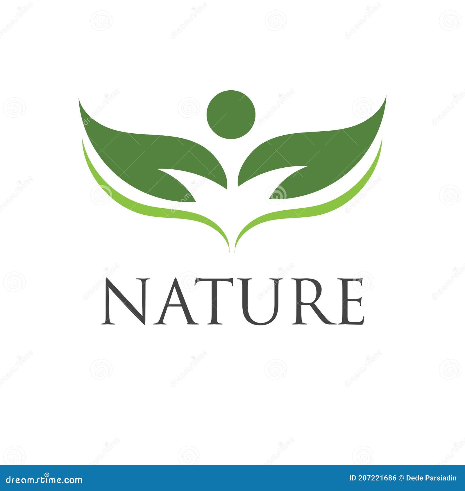 Leaf stock vector. Illustration of simple, health, natural - 207221686