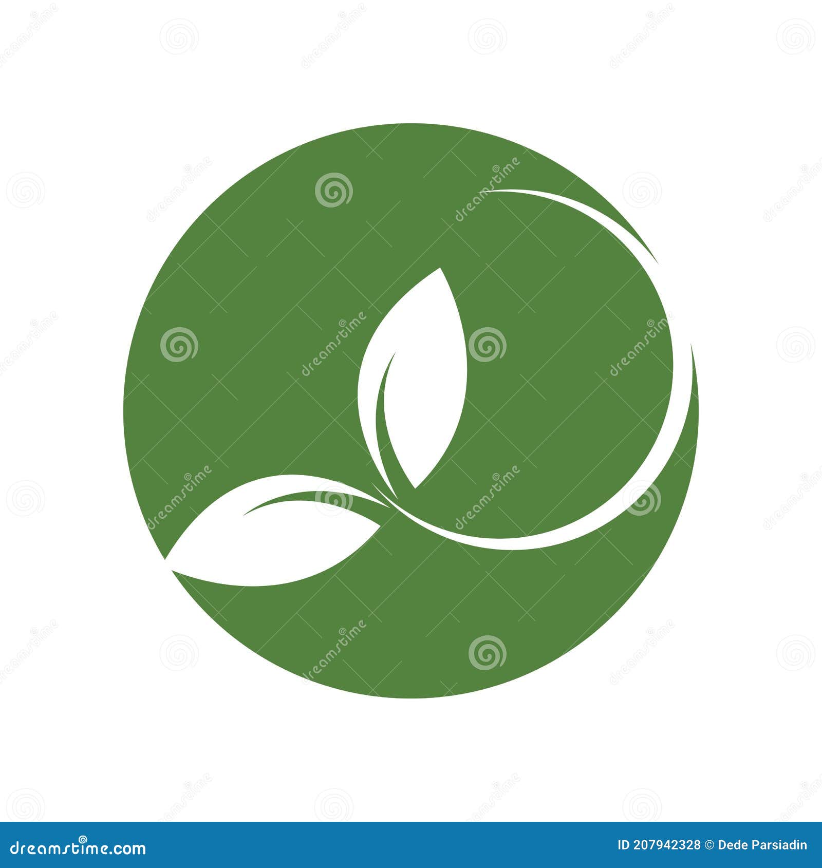 Leaf stock vector. Illustration of sign, graphic, health - 207942328