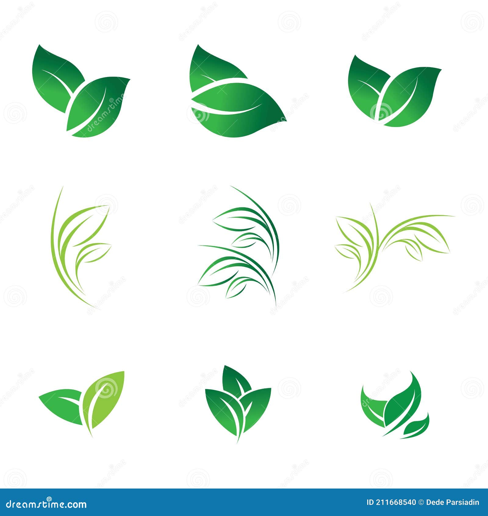 Leaf stock vector. Illustration of icon, health, ecology - 211668540
