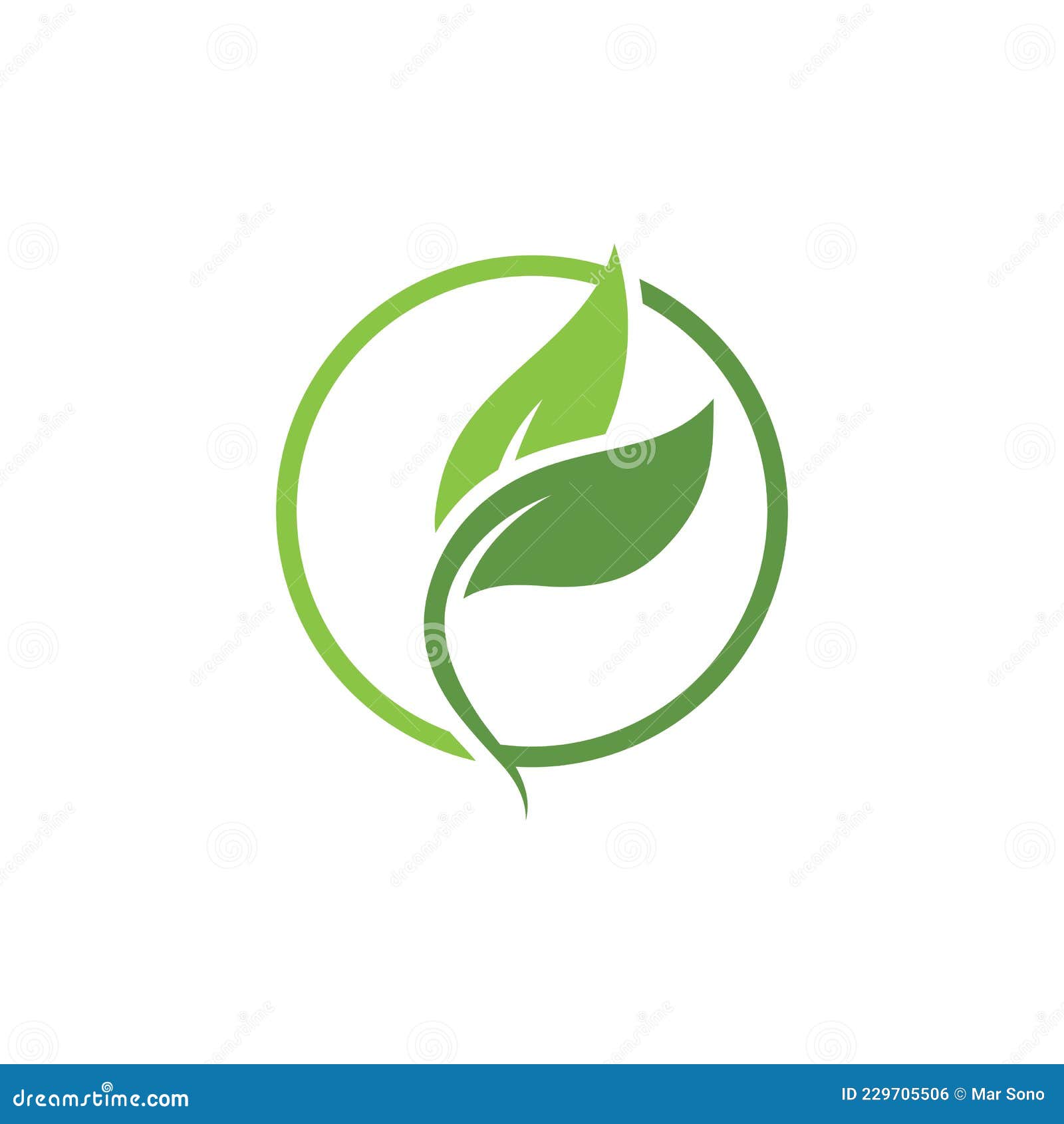 Leaf Green Plant Logo Fresh Vector Stock Vector - Illustration of ...