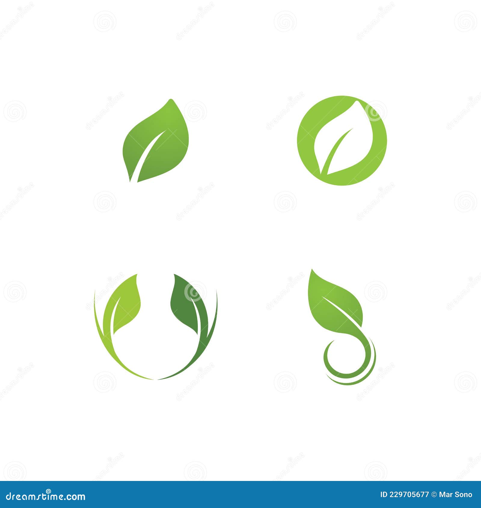 Leaf Green Plant Logo Fresh Vector Stock Vector - Illustration of ...