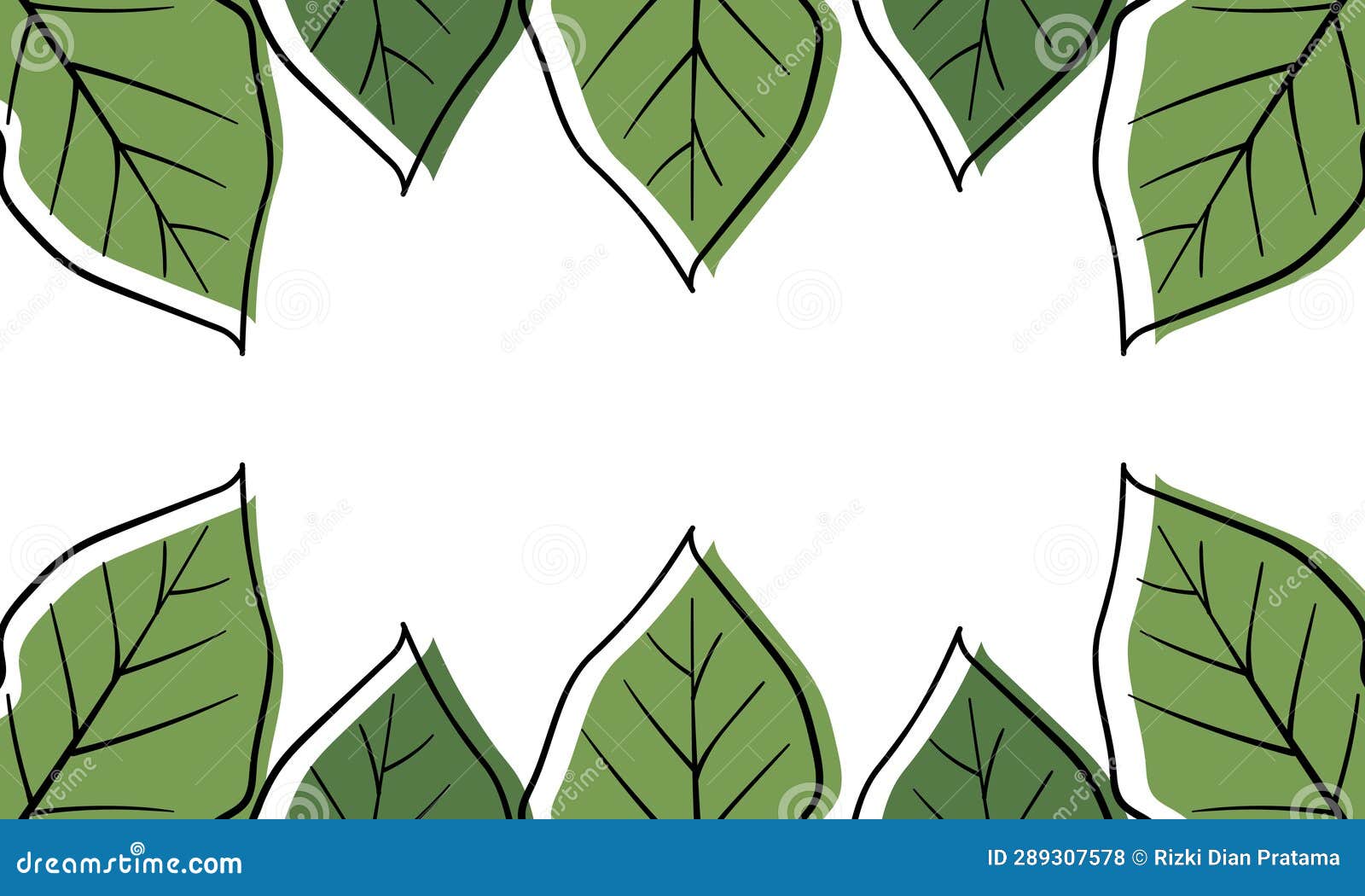 Leaf Hand Drawn Illustration Background Stock Vector - Illustration of ...