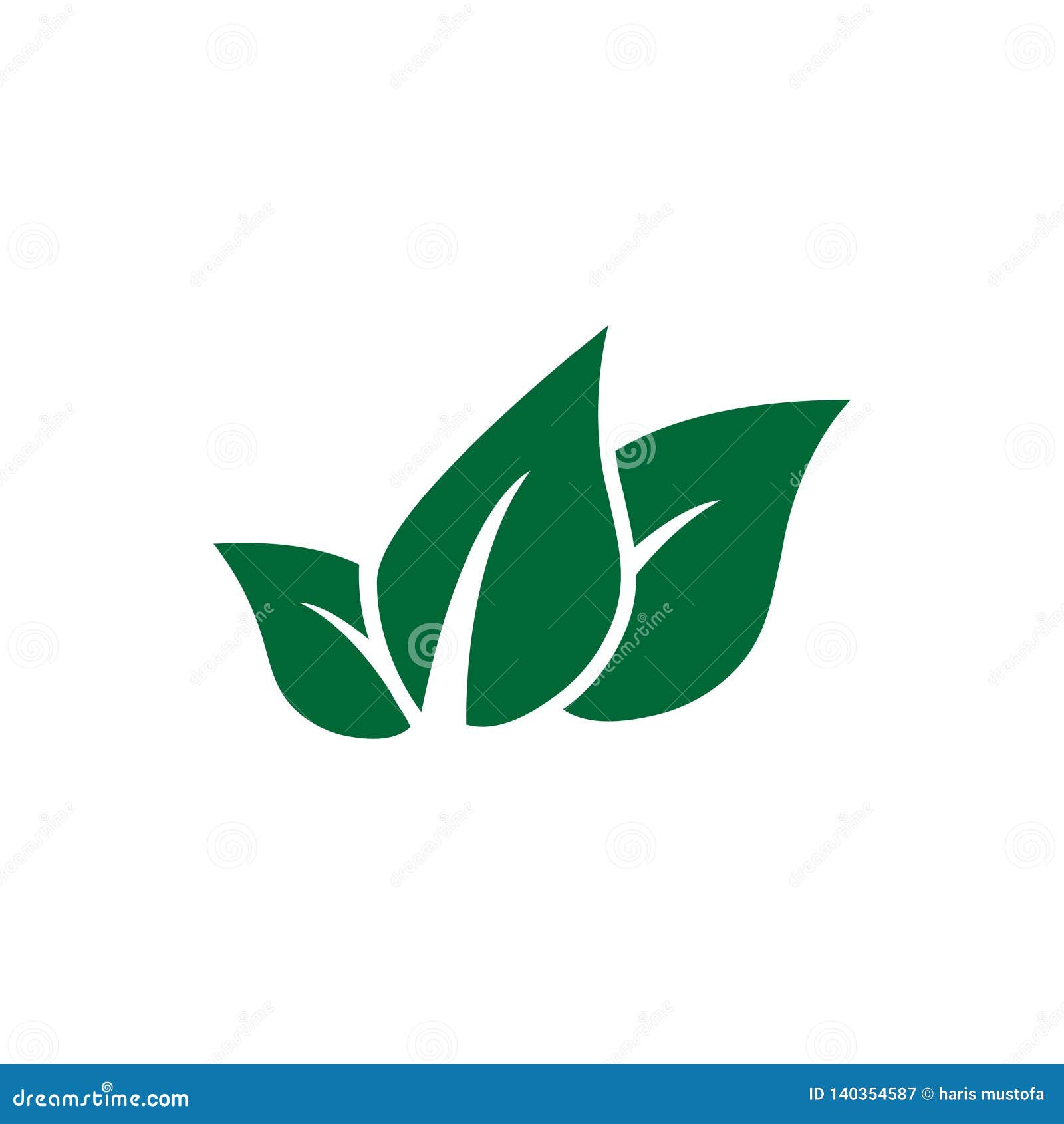 Leaf Icon Design Template Vector Isolated Stock Vector - Illustration ...