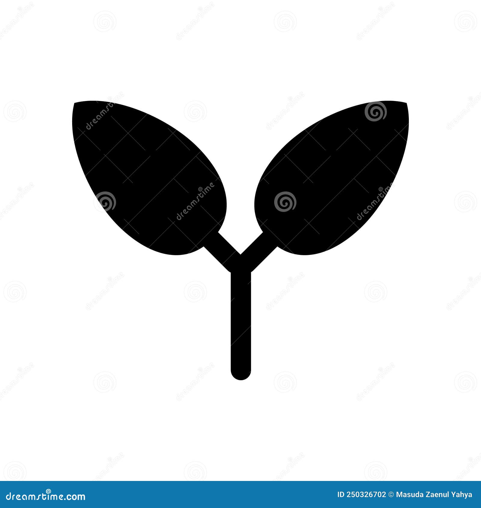 Leaf icon template stock vector. Illustration of growing - 250326702