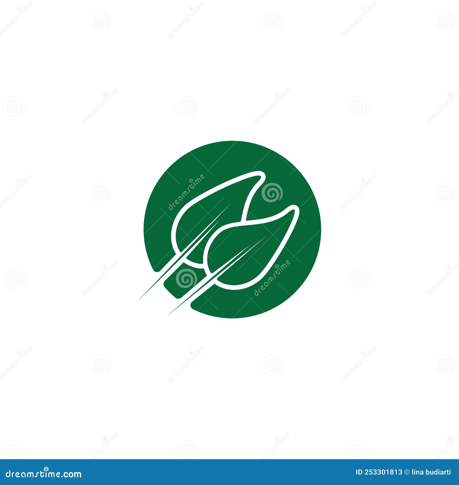 Leaf icon stock vector. Illustration of concept, modern - 253301813
