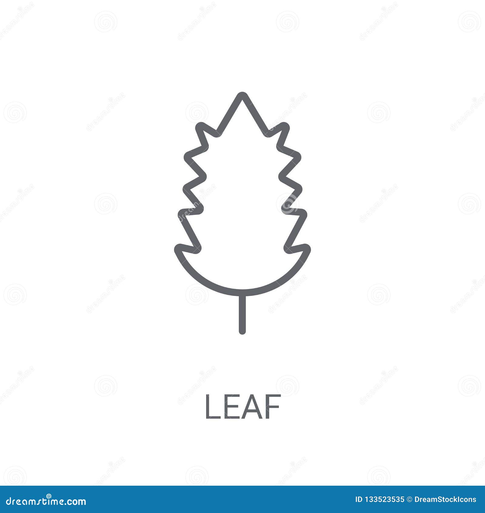 Leaf Icon. Trendy Leaf Logo Concept on White Background from Lea Stock ...