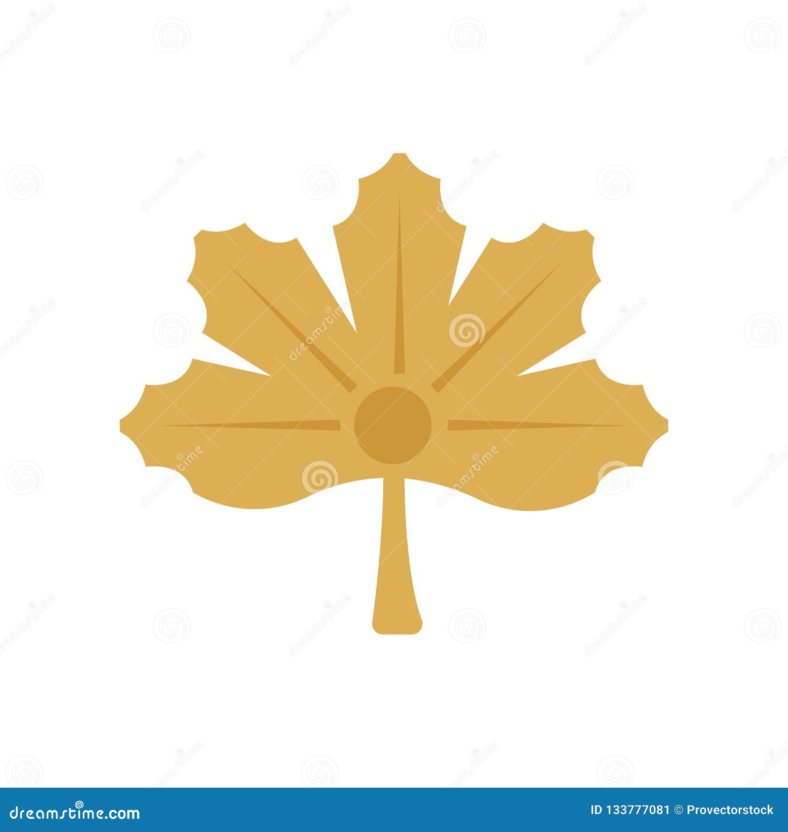 Leaf Icon Vector Sign and Symbol Isolated on White Background, L Stock ...