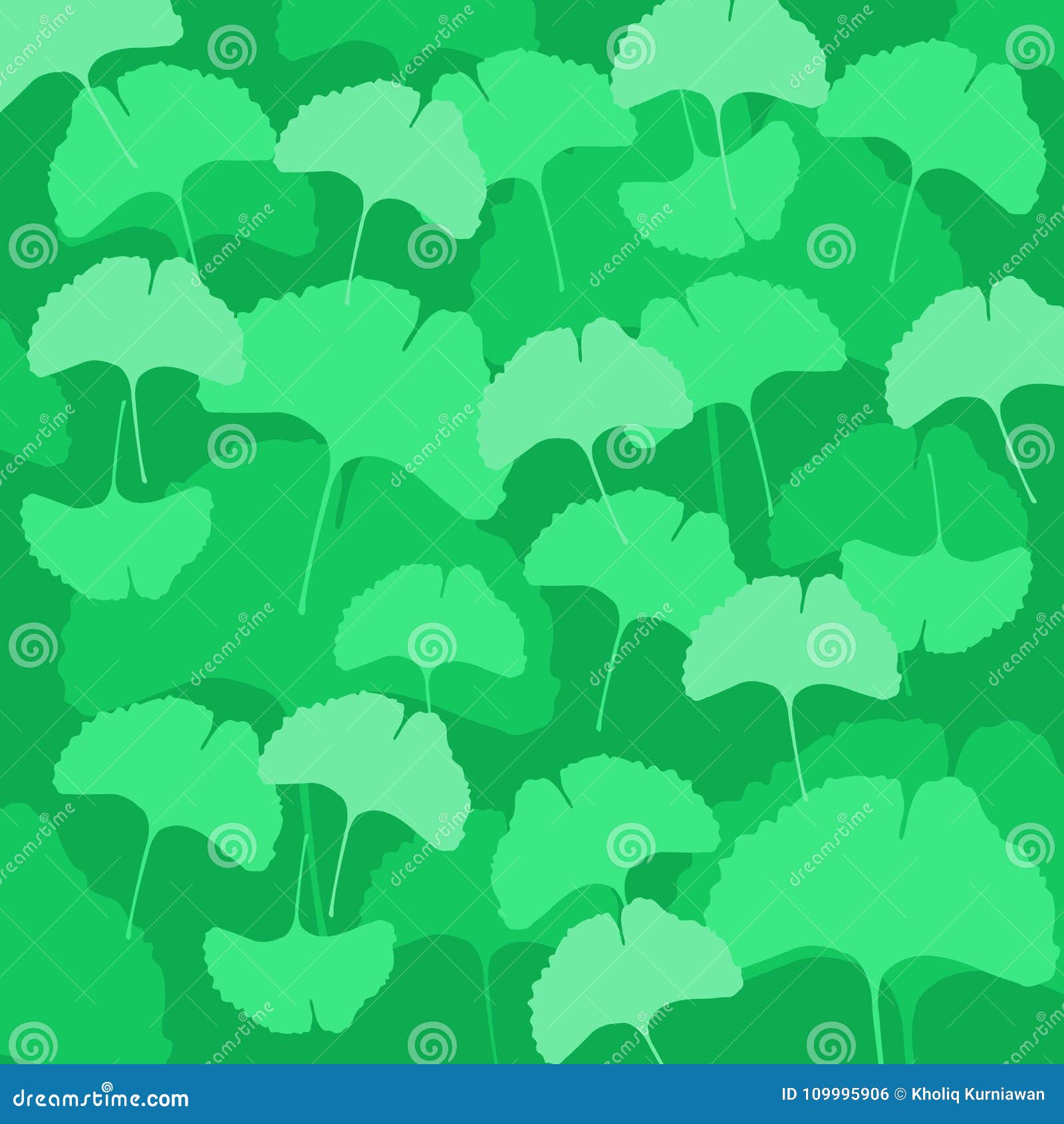 Leaf pattern vector stock vector. Illustration of exotic - 109995906