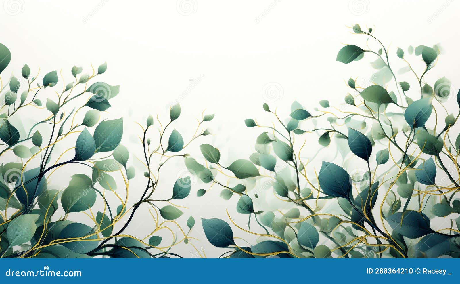 Leaf Illustration for Your Design or Background. Generative AI Stock ...