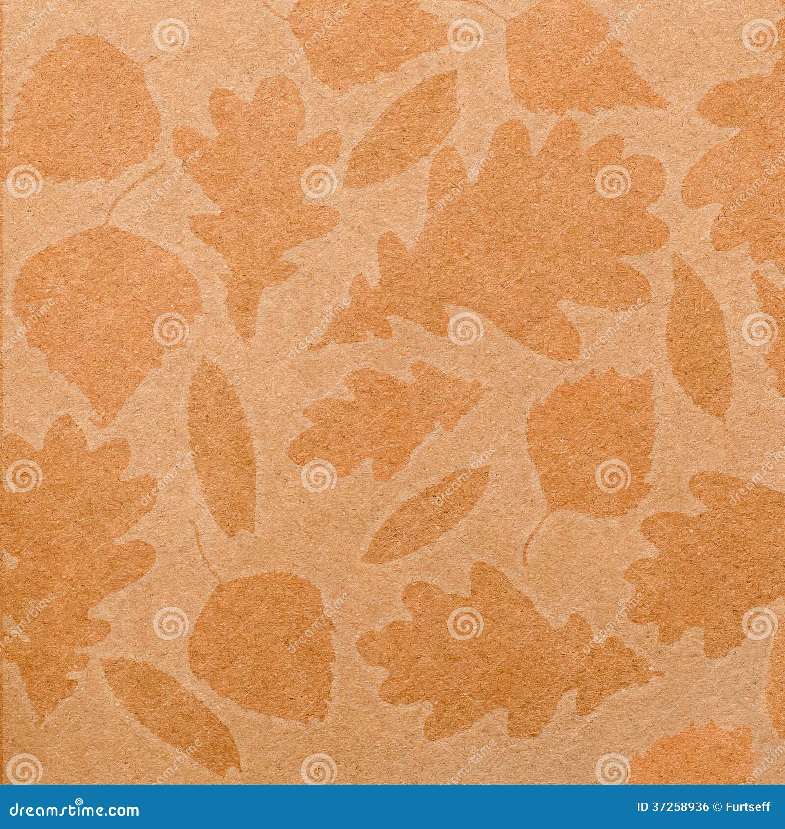 Leaf imprints on paper stock photo. Image of autumn, form - 37258936