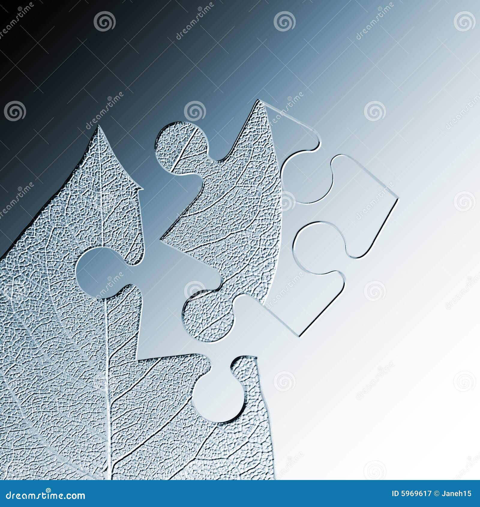 Leaf jigsaw abstract stock image. Image of nature, color - 5969617