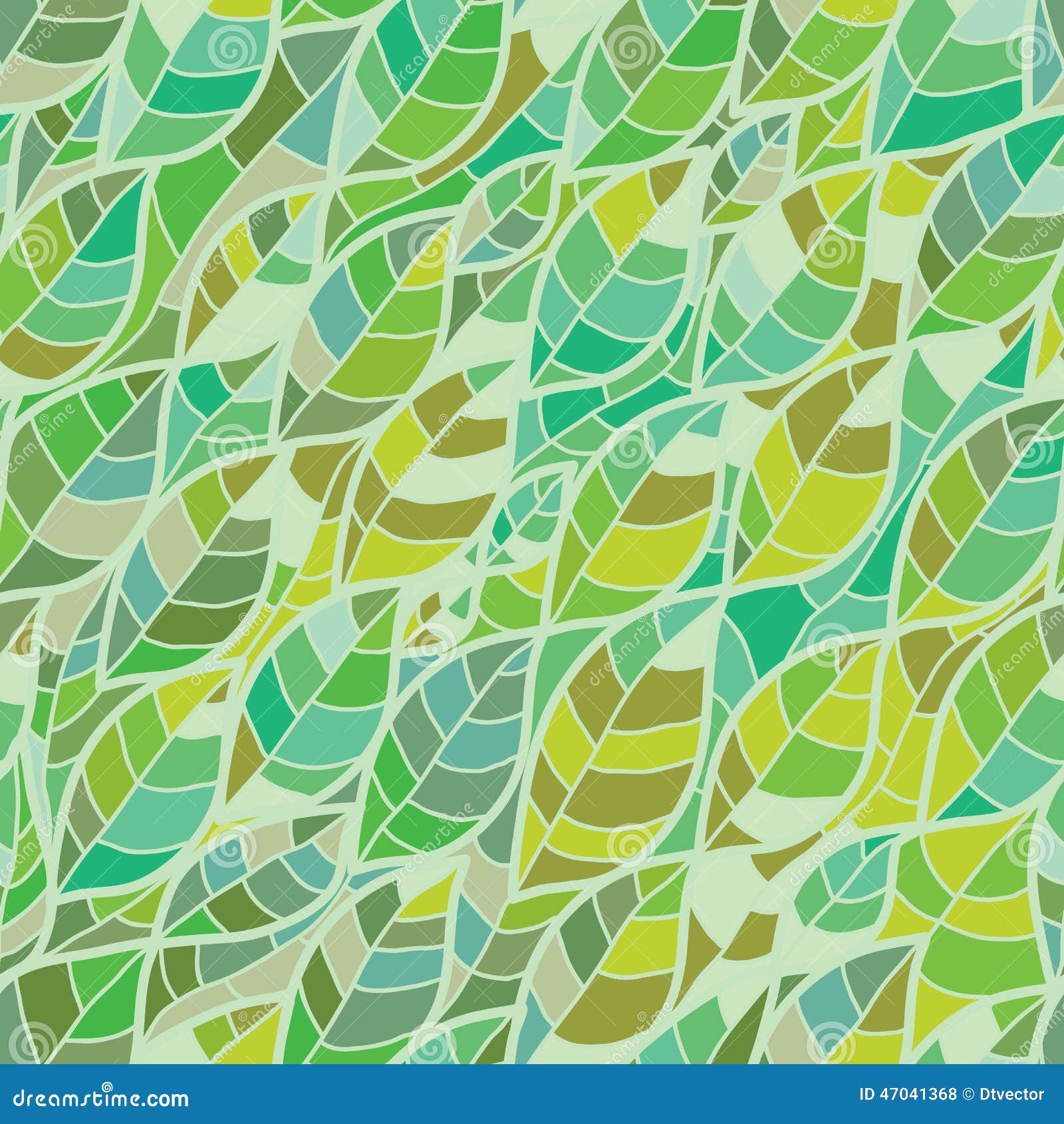 Leaf line seamless pattern stock vector. Illustration of crowd - 47041368