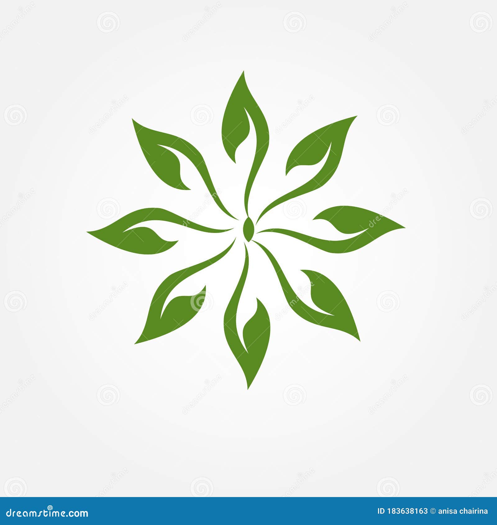 Leaf Logo Brand Vector for Company Stock Vector - Illustration of line ...