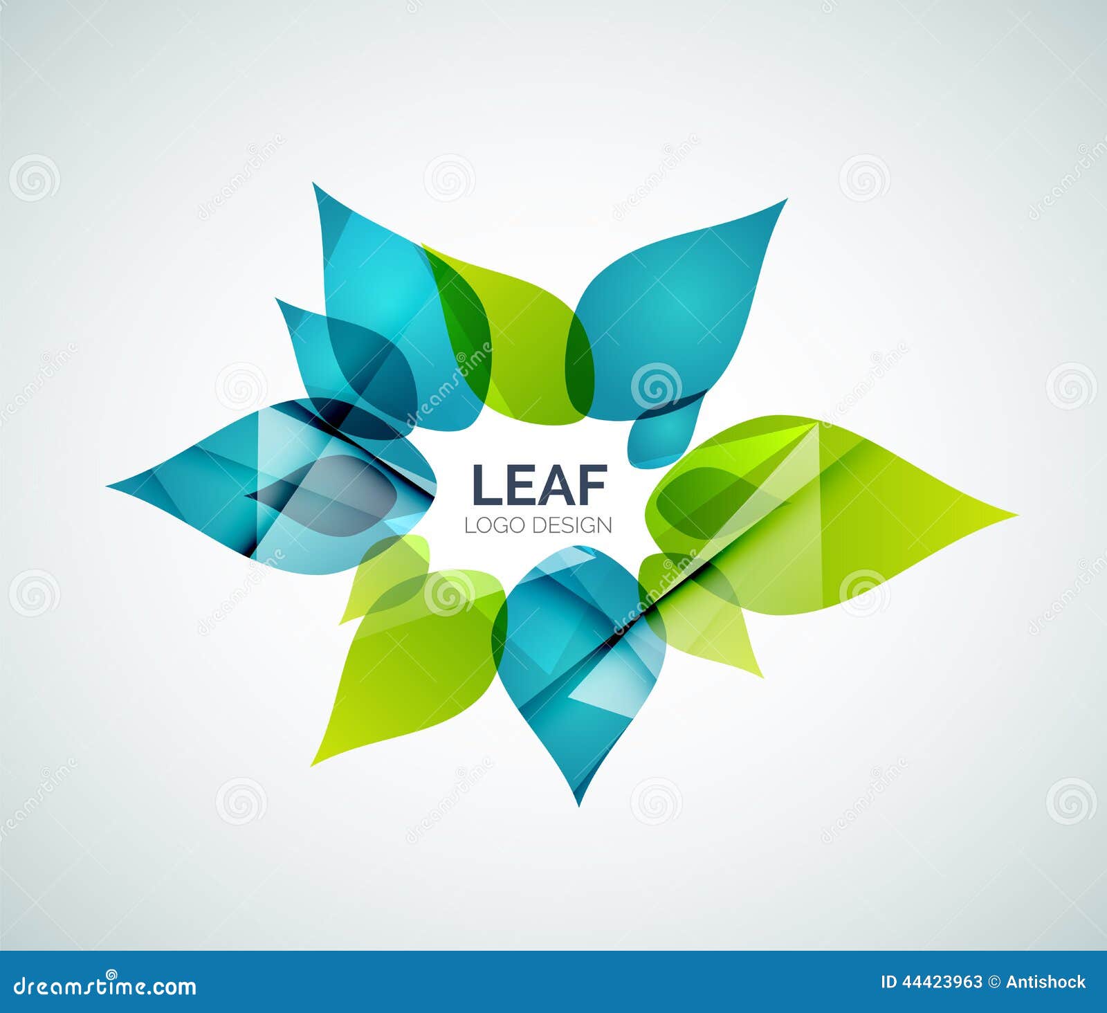 Leaf logo stock vector. Illustration of concept, identity - 44423963