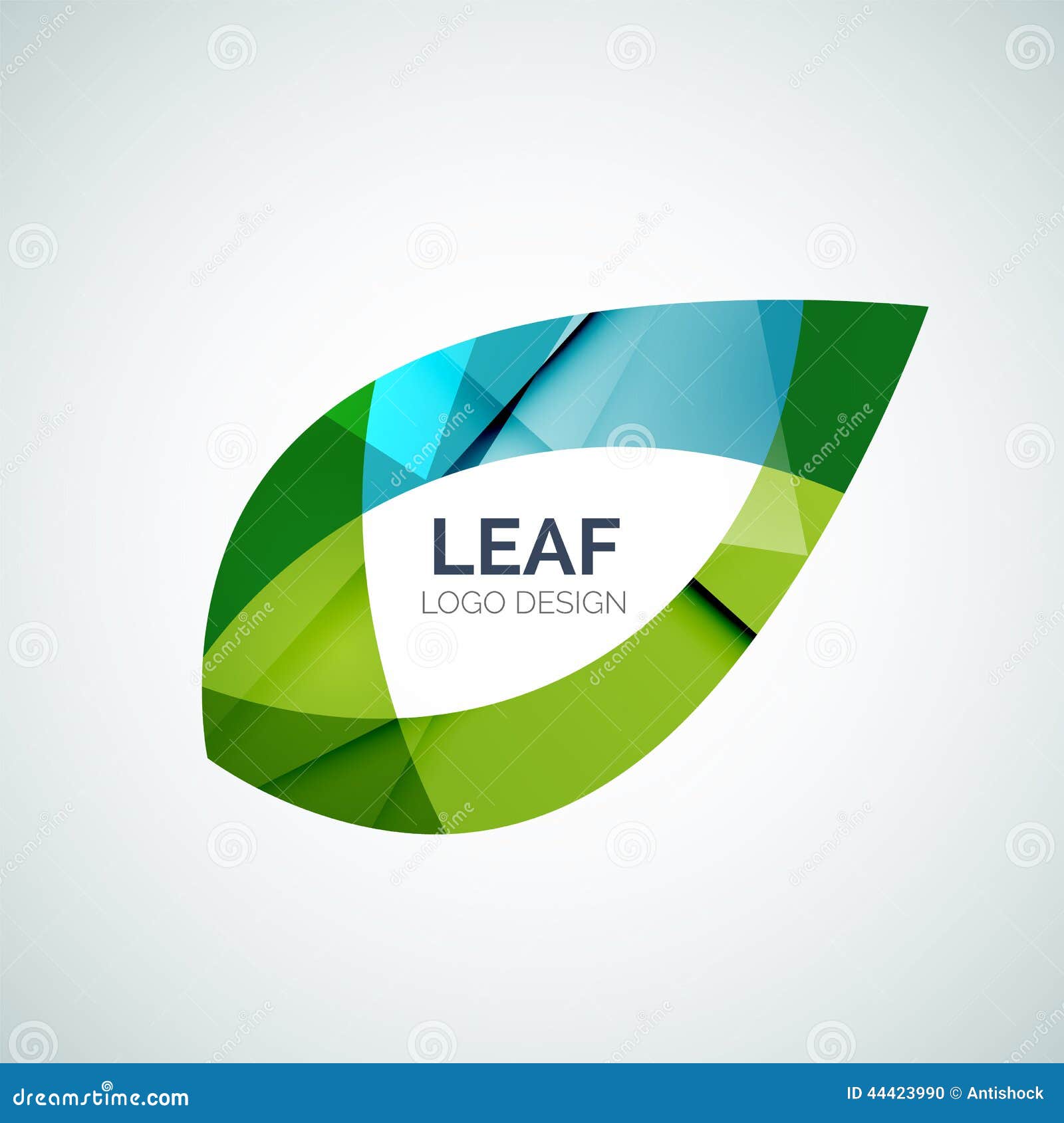 Leaf logo stock vector. Illustration of branding, floral - 44423990