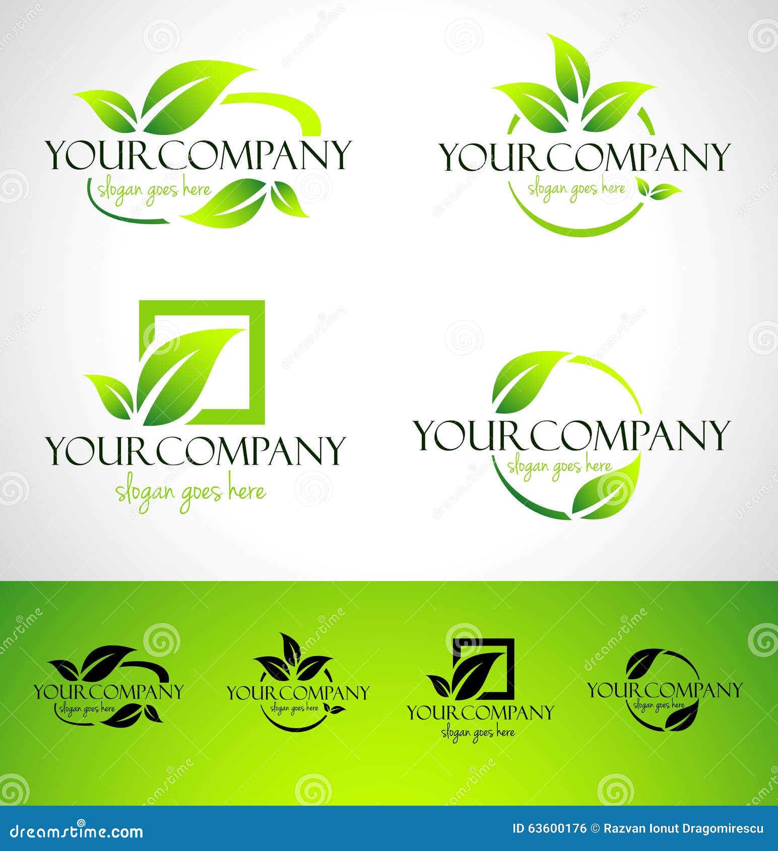 Leaf Logo Concept stock vector. Illustration of symbol - 63600176