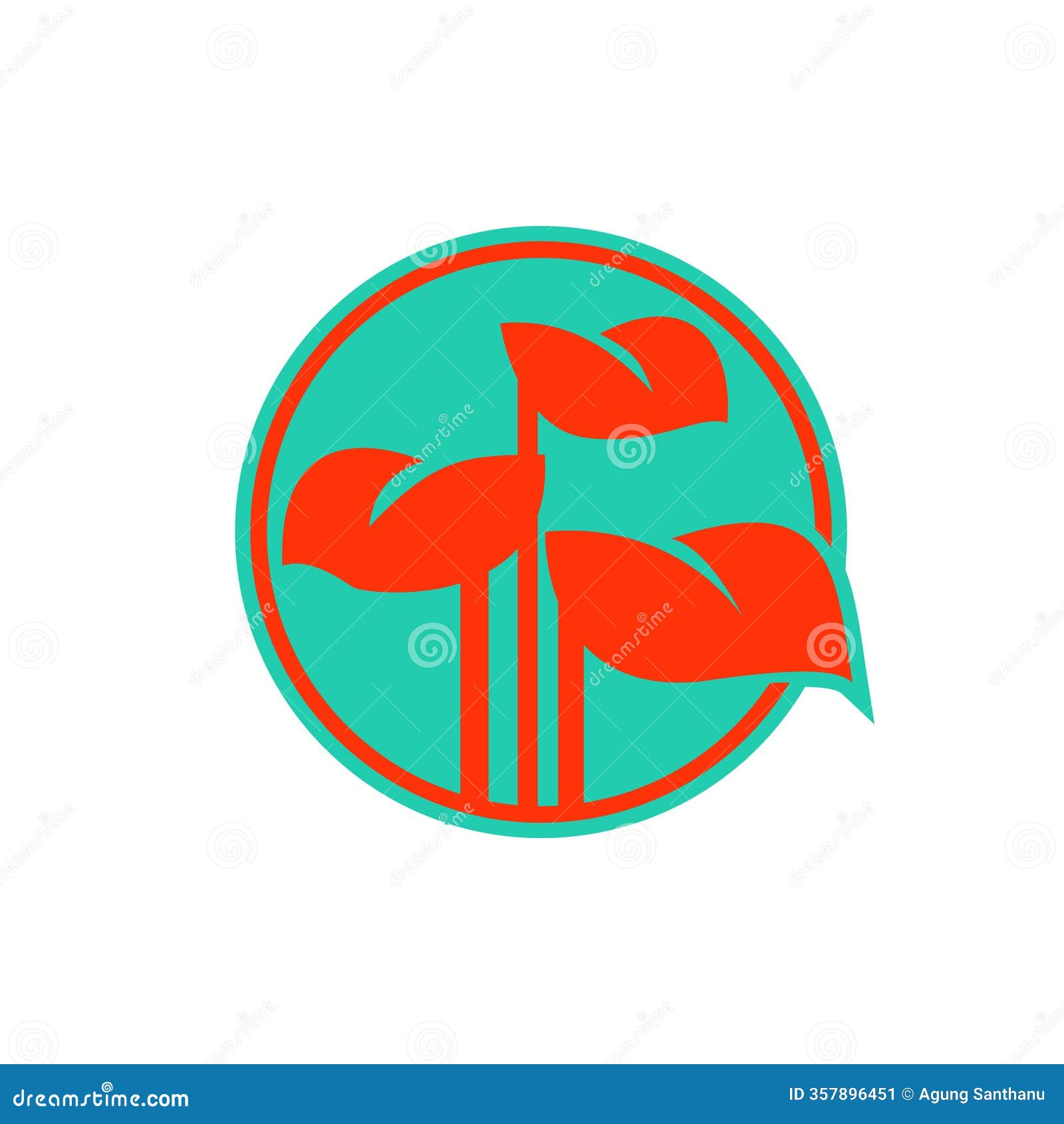 Leaf of Foliage Logo for Natural Theme Related Logo or Sign Design ...