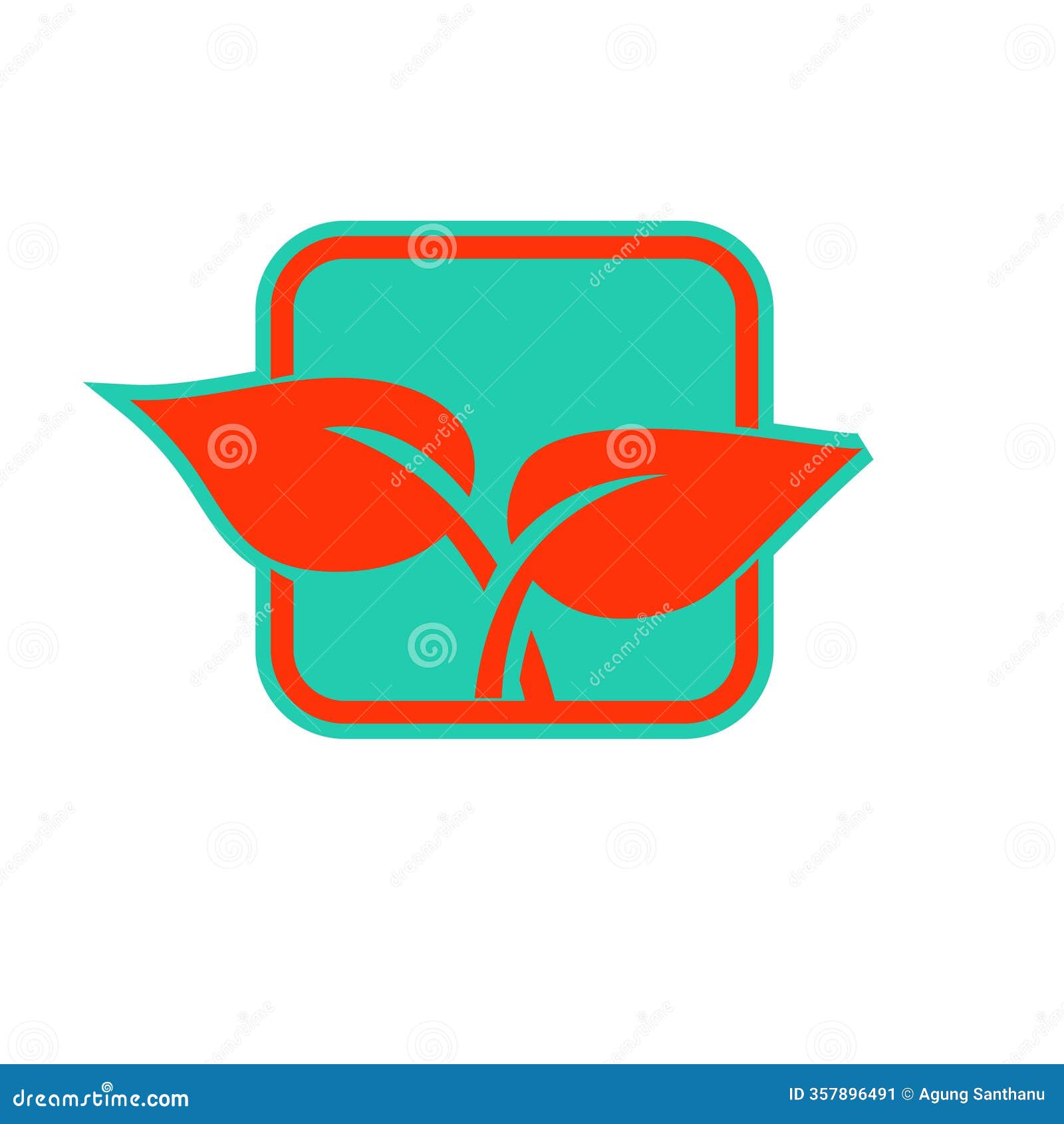 Leaf of Foliage Logo for Natural Theme Related Logo or Sign Design ...