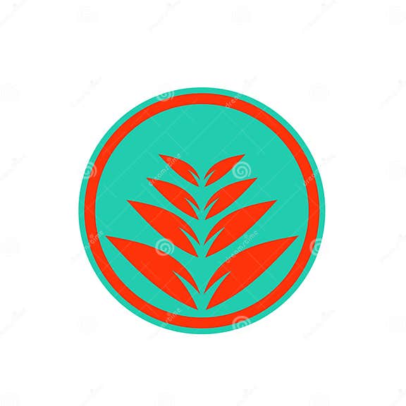 Leaf of Foliage Logo for Natural Theme Related Logo or Sign Design ...