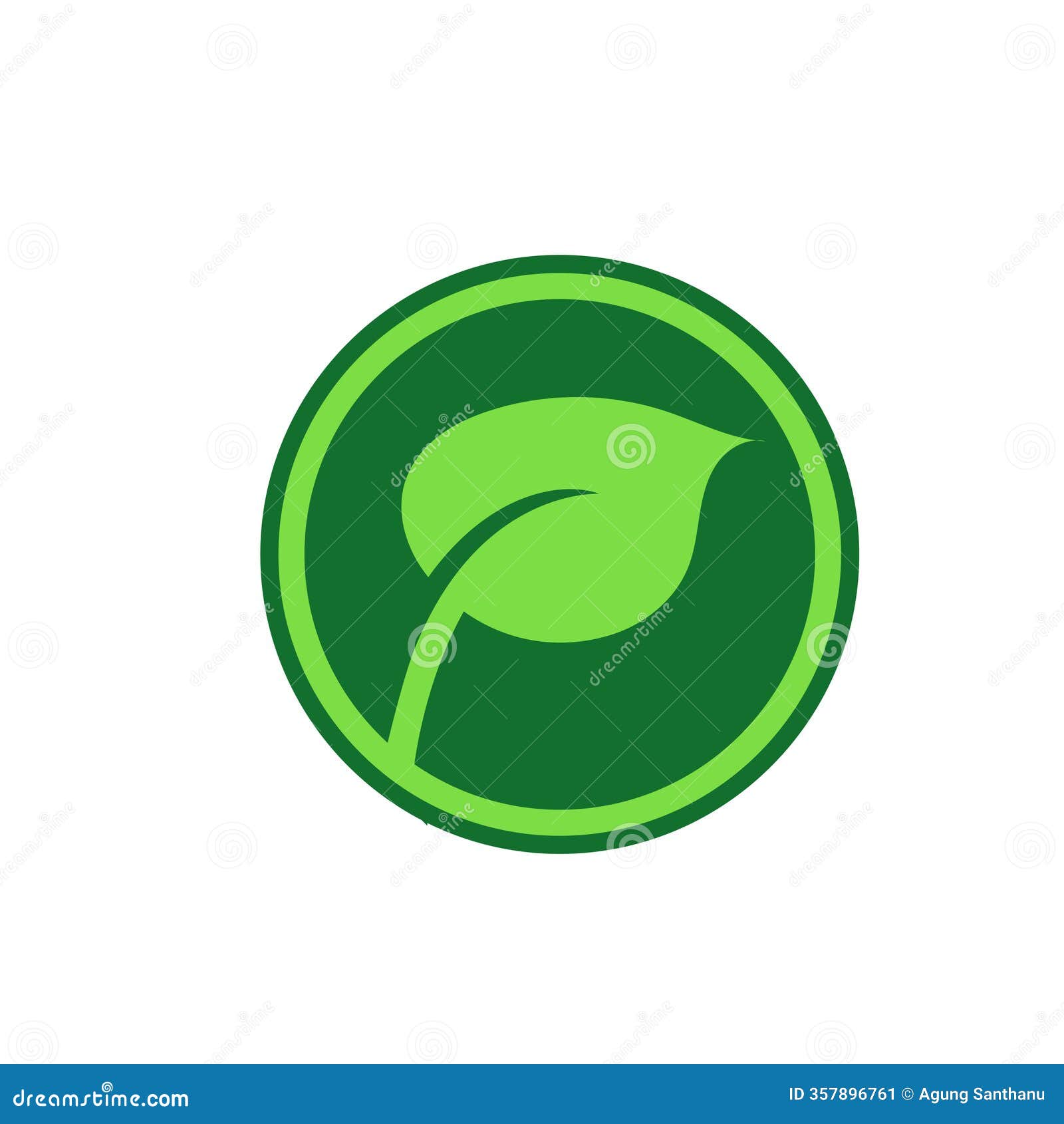 Leaf of Foliage Logo for Natural Theme Related Logo or Sign Design ...