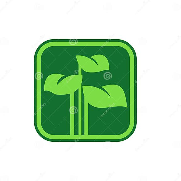 Leaf of Foliage Logo for Natural Theme Related Logo or Sign Design ...