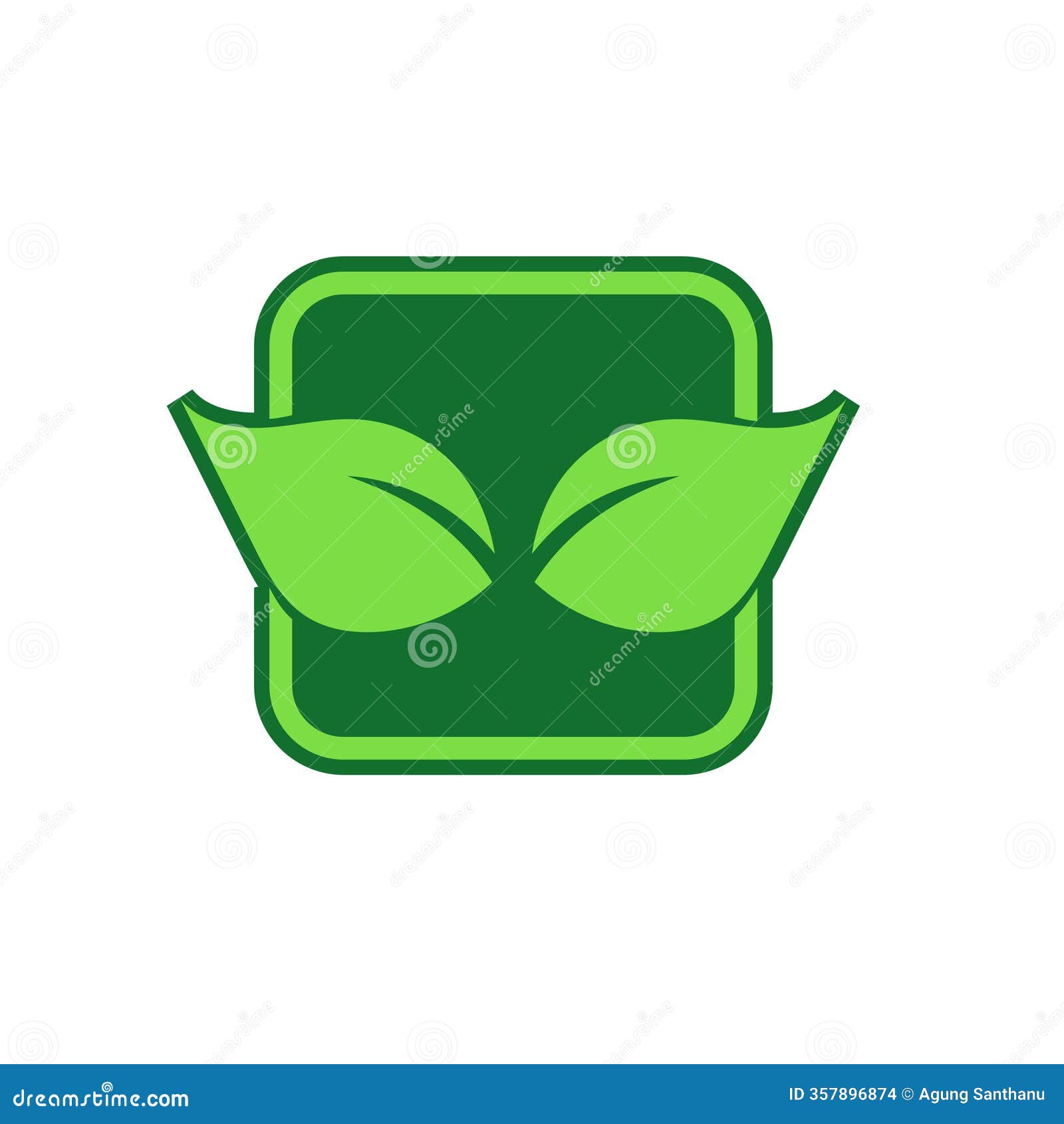 Leaf of Foliage Logo for Natural Theme Related Logo or Sign Design ...