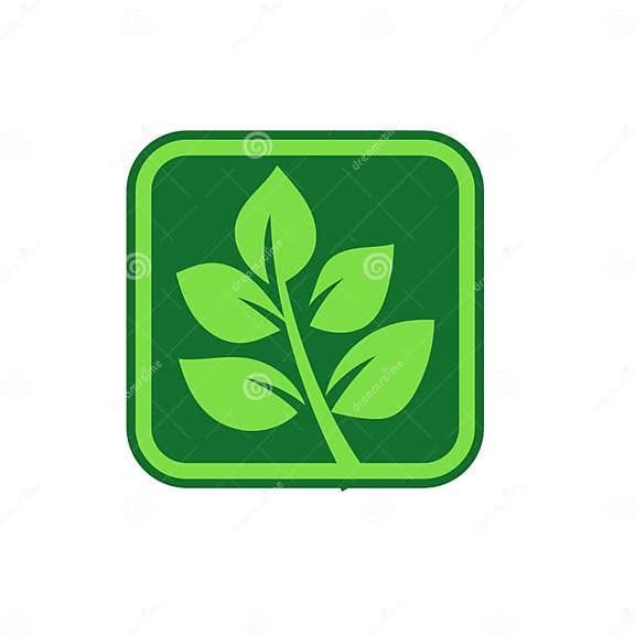 Leaf of Foliage Logo for Natural Theme Related Logo or Sign Design ...