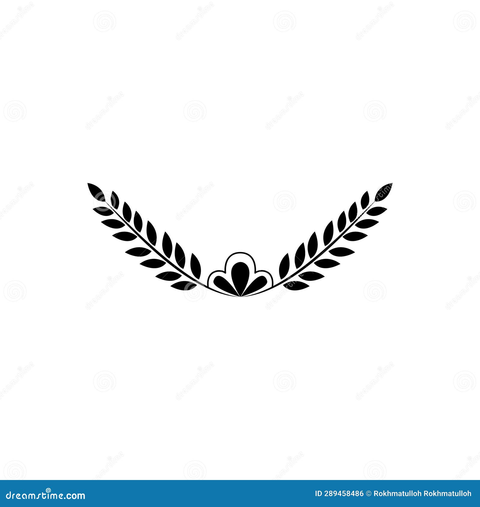 Leaf Logo Pattern Design Black Illustration Vector Stock Illustration ...