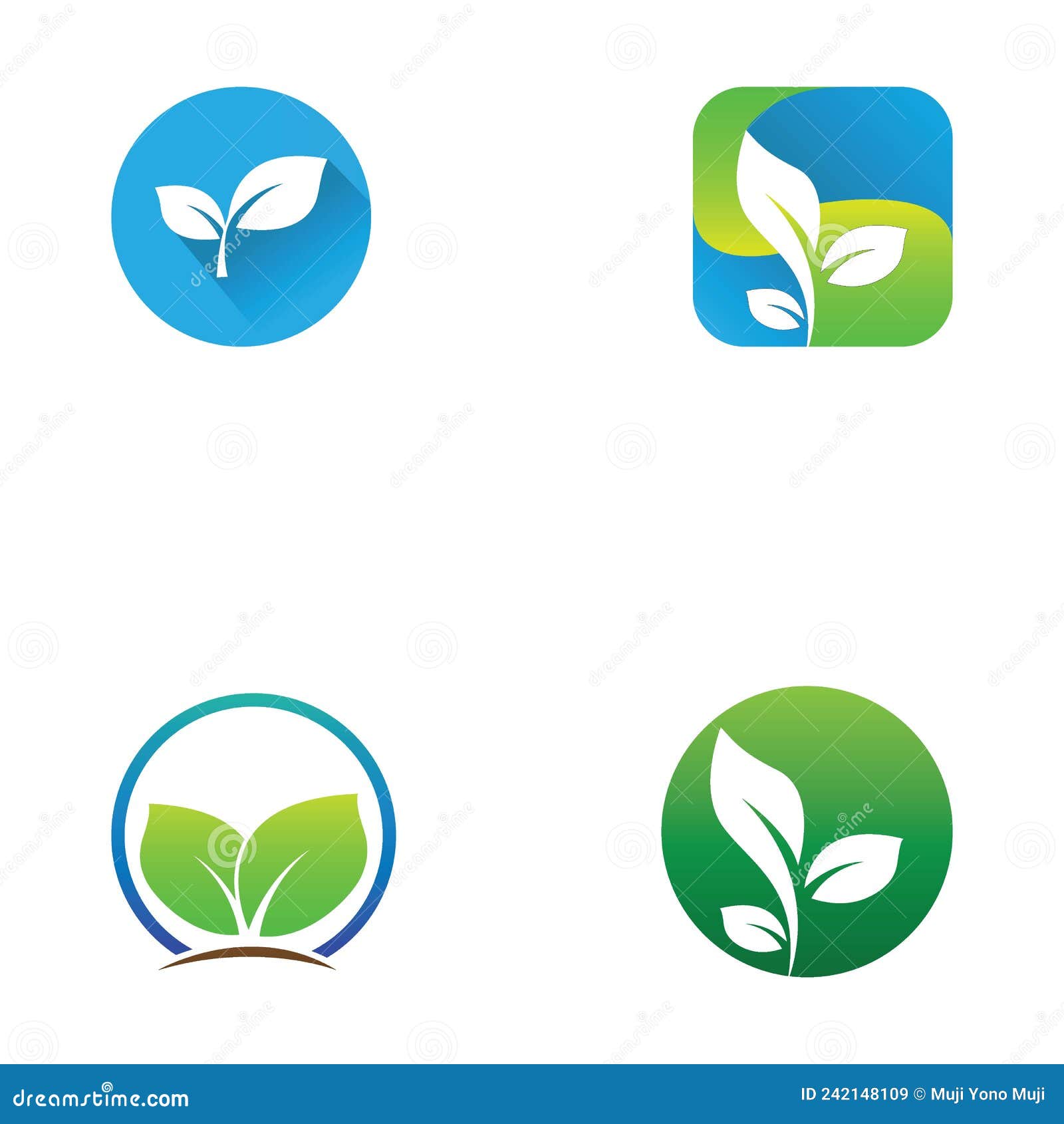 Leaf Logo and Vector Images Template Stock Vector - Illustration of ...