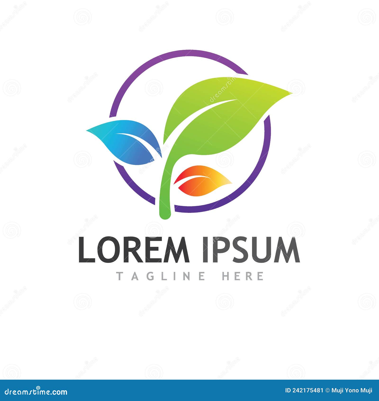 Leaf Logo and Vector Images Template Stock Illustration - Illustration ...