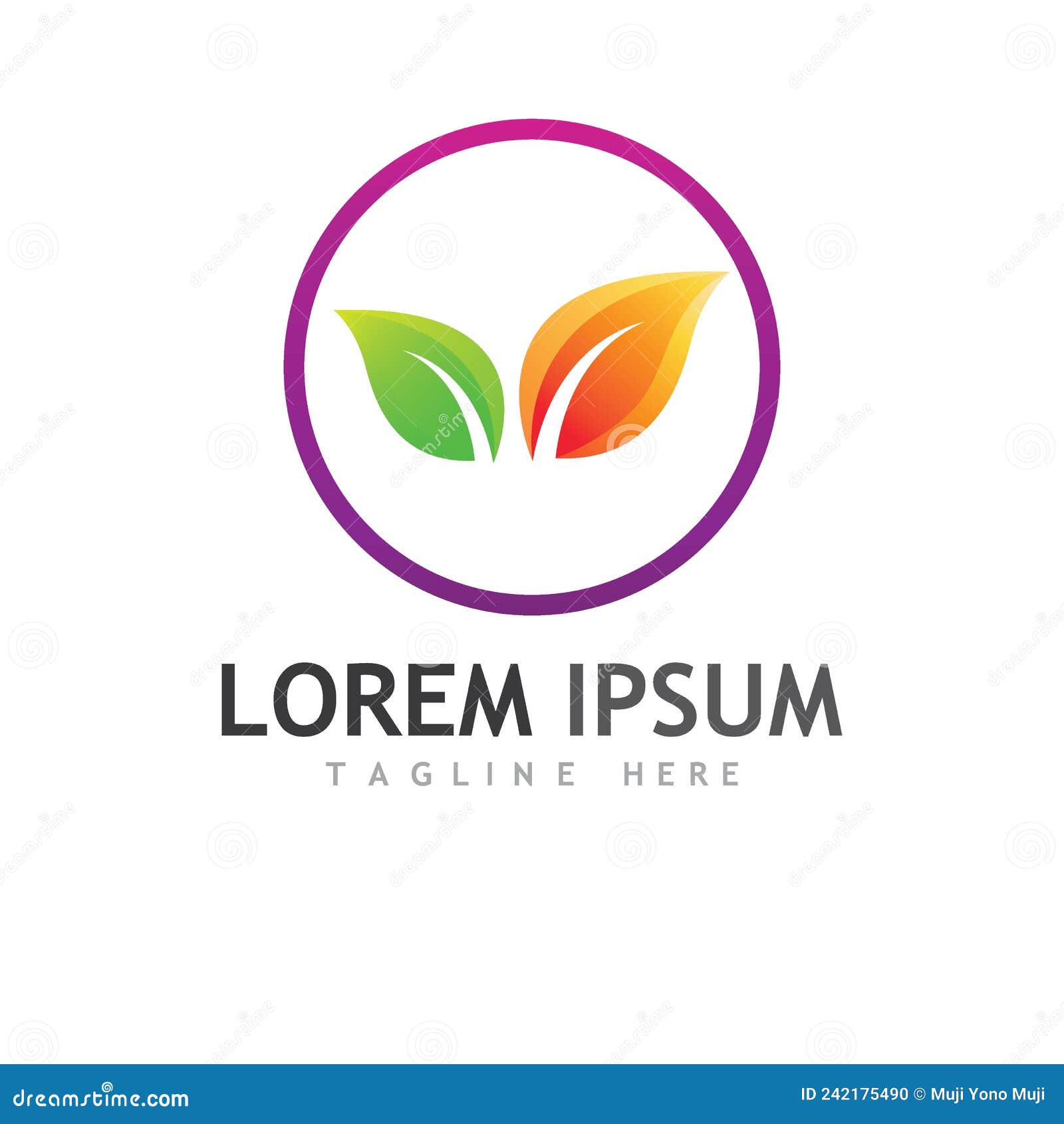 Leaf Logo and Vector Images Template Stock Illustration - Illustration ...