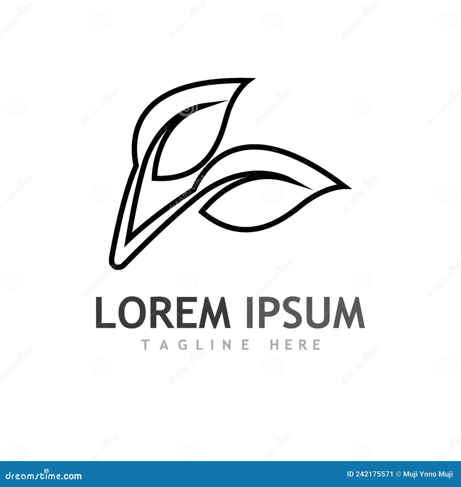 Leaf Logo and Vector Images Template Stock Illustration - Illustration ...