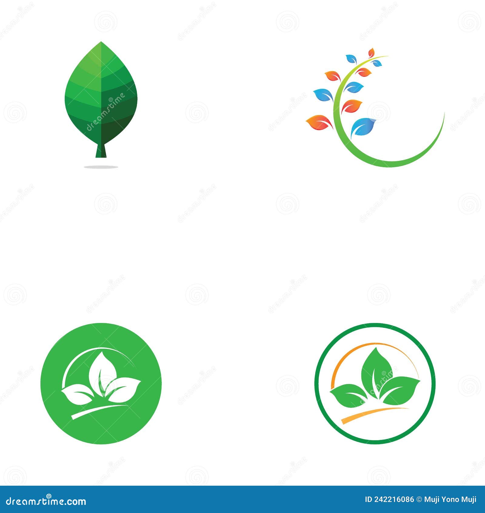 Leaf Logo and Vector Images Template Stock Vector - Illustration of ...