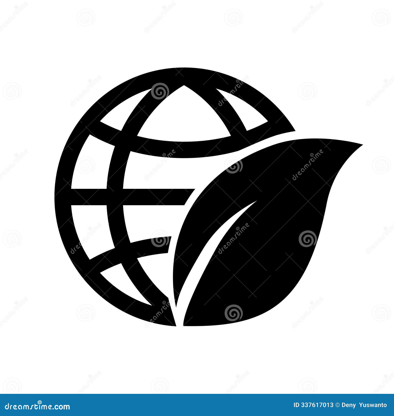 Leaf Nature World Logo Vector Stock Illustration - Illustration of ...