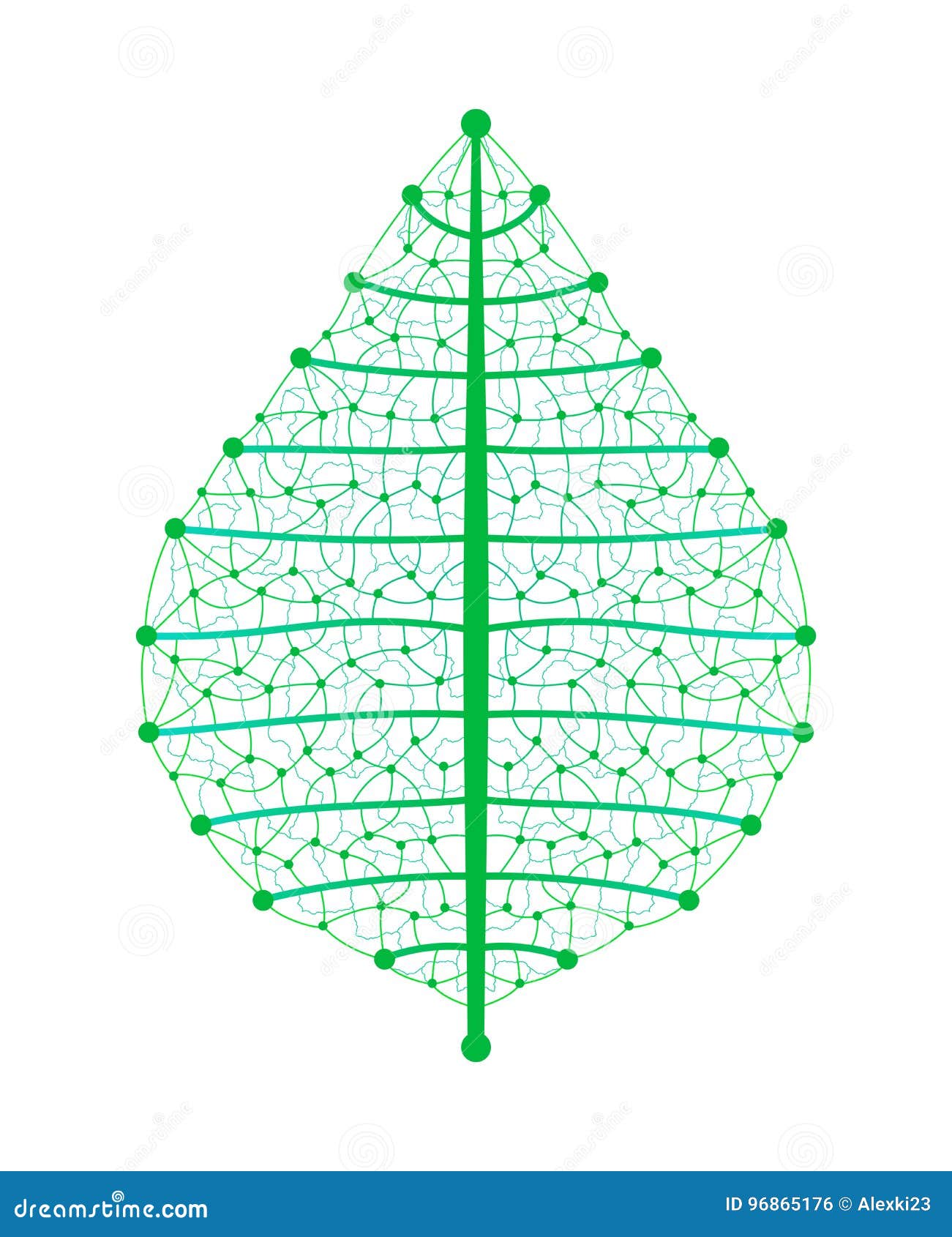 Leaf network stock illustration. Illustration of branched - 96865176